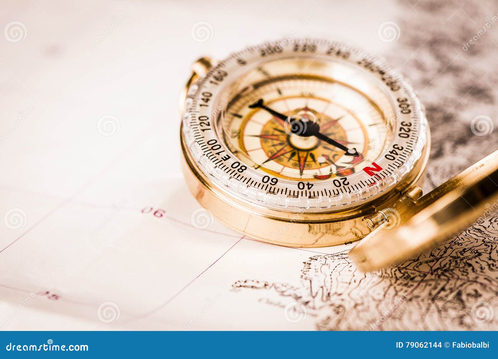 Compass stock photo. Image of letter, canvas, nautical - 79062144