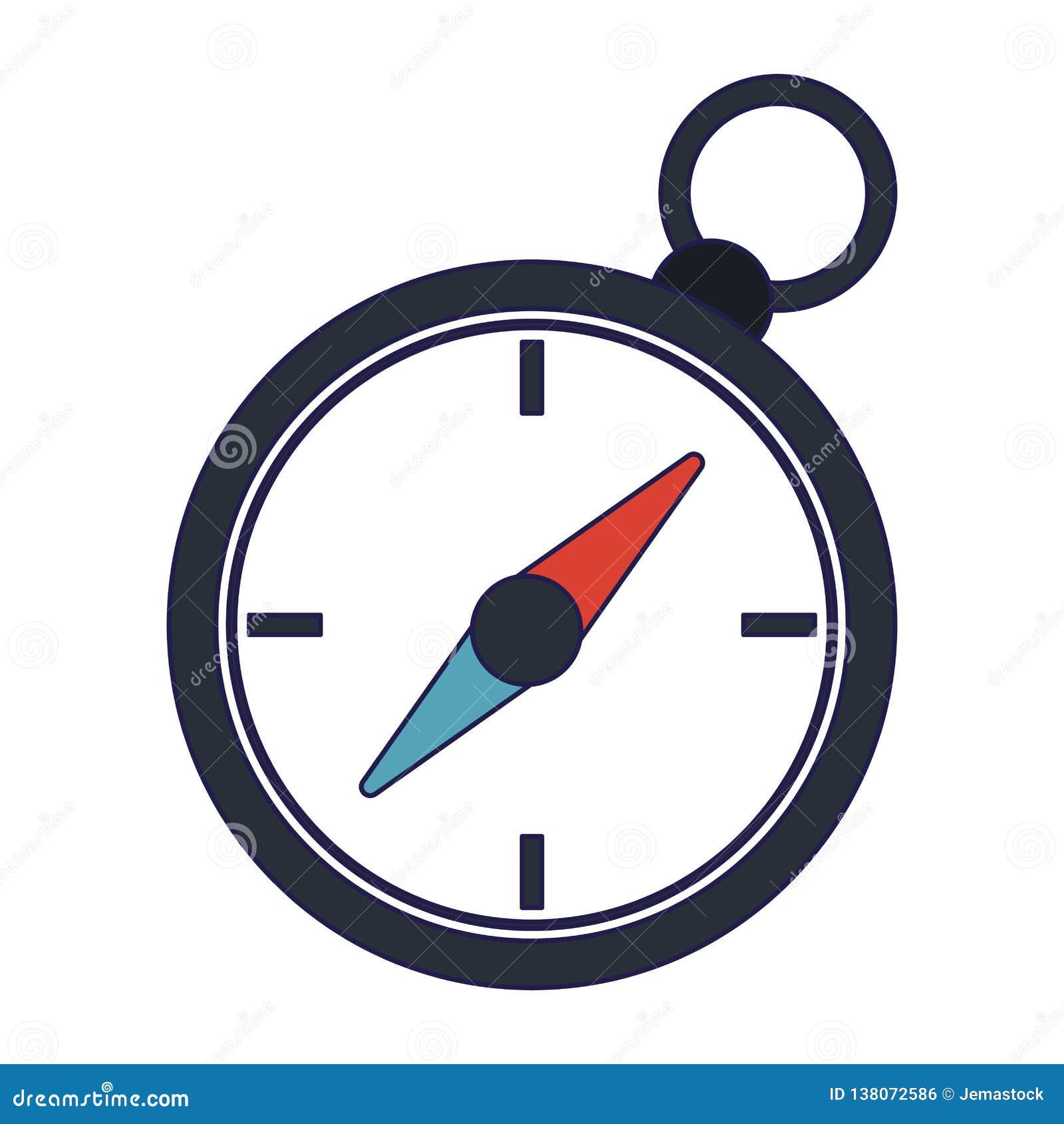 Compass navigation symbol stock vector. Illustration of nautical ...