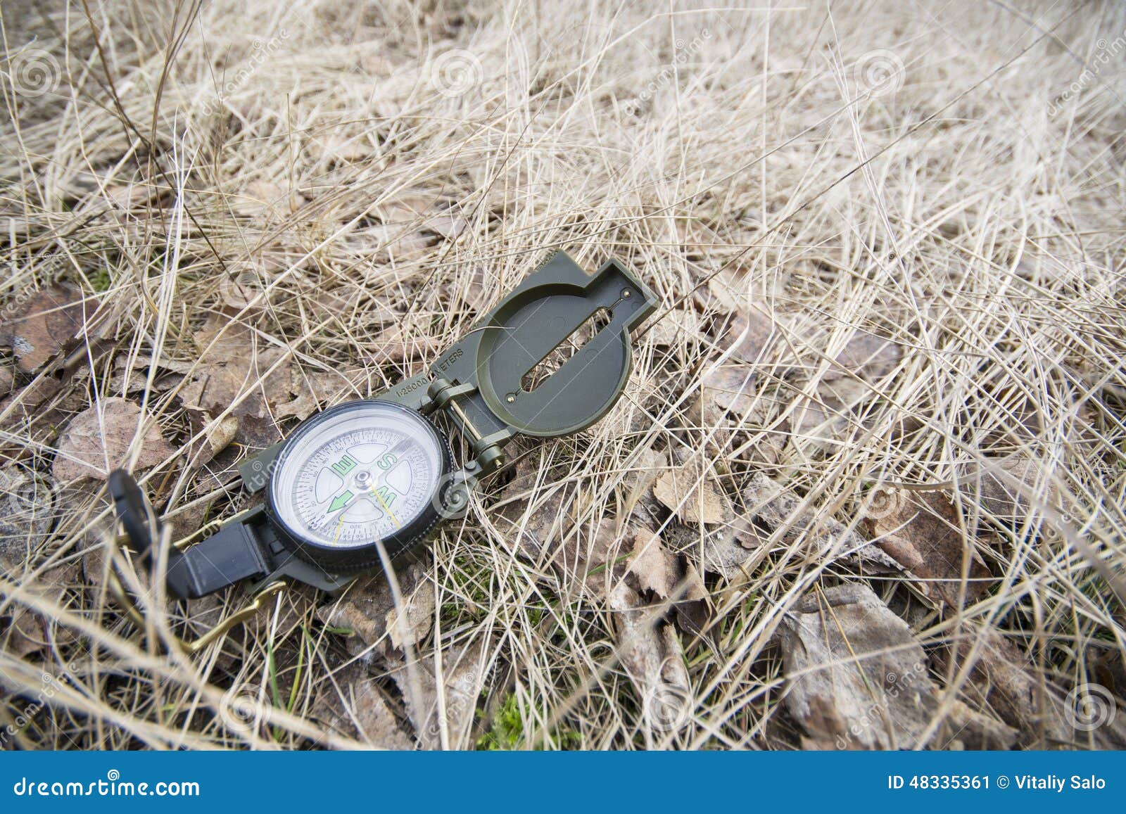 Compass stock image. Image of nature, road, leisure, coordinates - 48335361