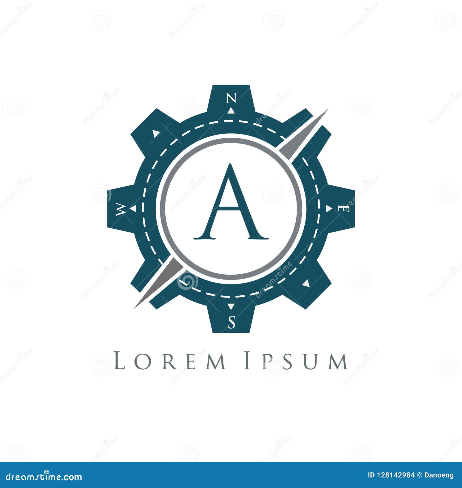 Compass Navigator Explorer a Letter Logo Stock Illustration ...