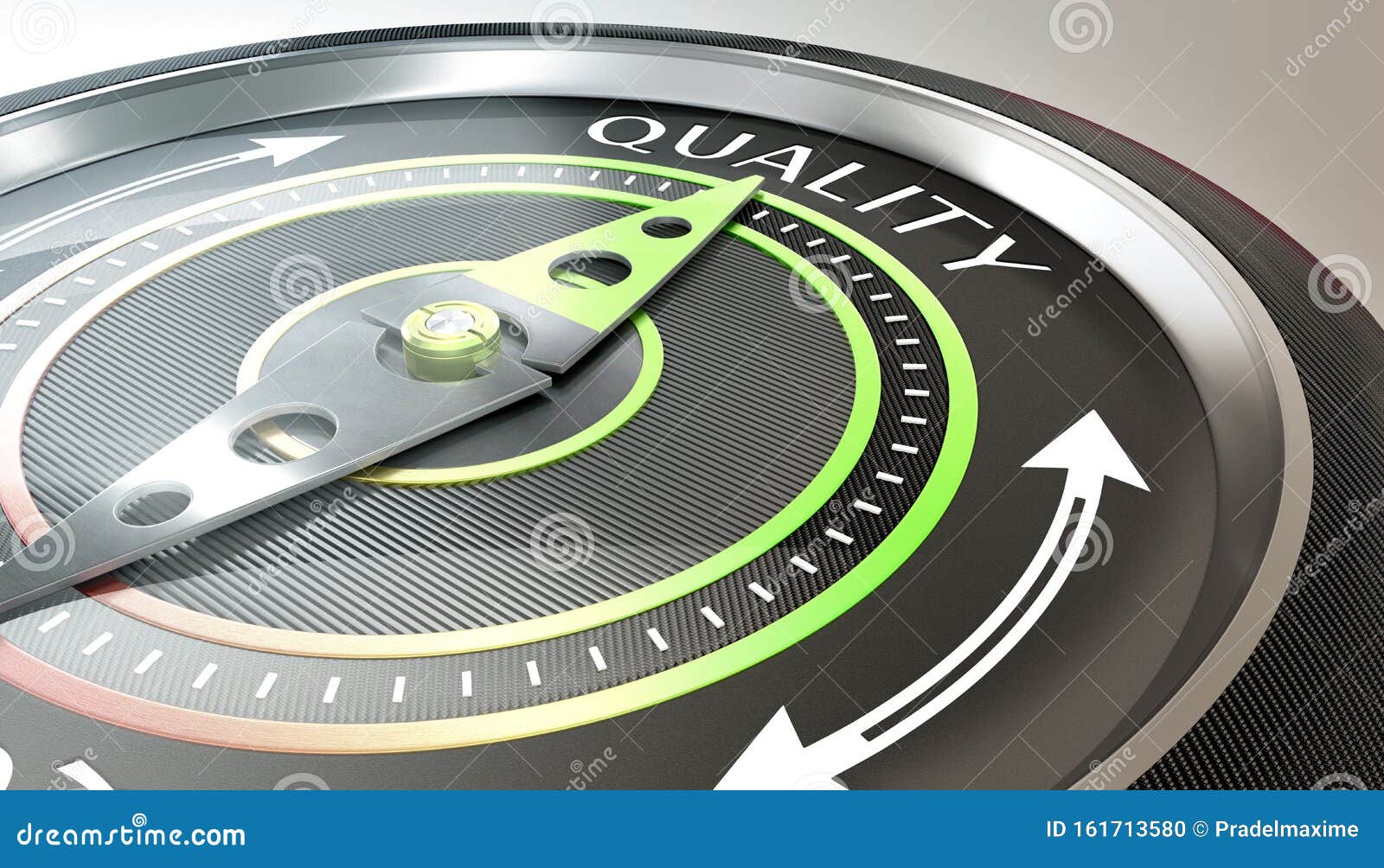 Quality concept compass stock illustration. Illustration of achievement ...