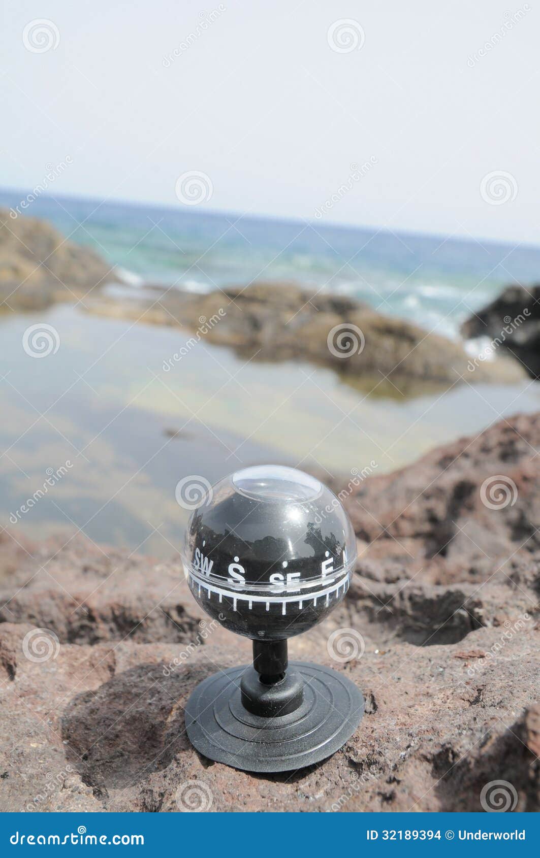 Compass and Ocean - Orientation Concept Stock Photo - Image of compass ...