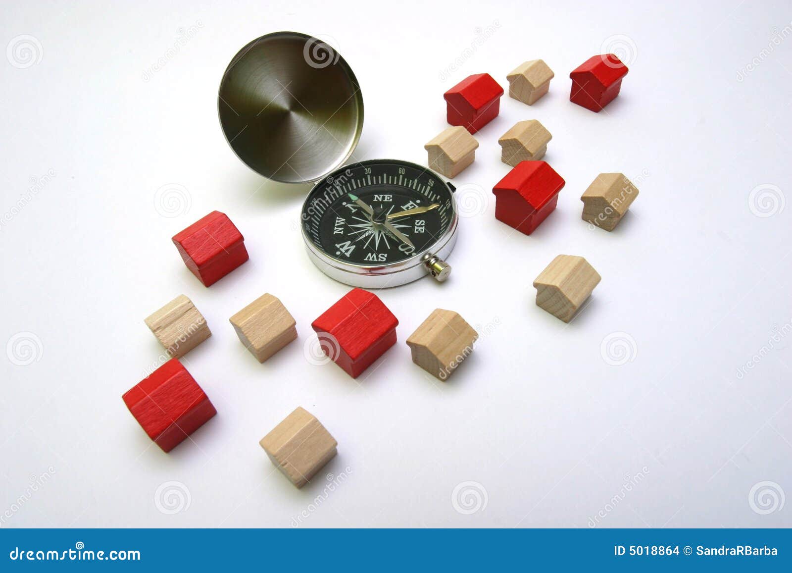 Compass Over White Background Stock Photo - Image of compass, expensive ...