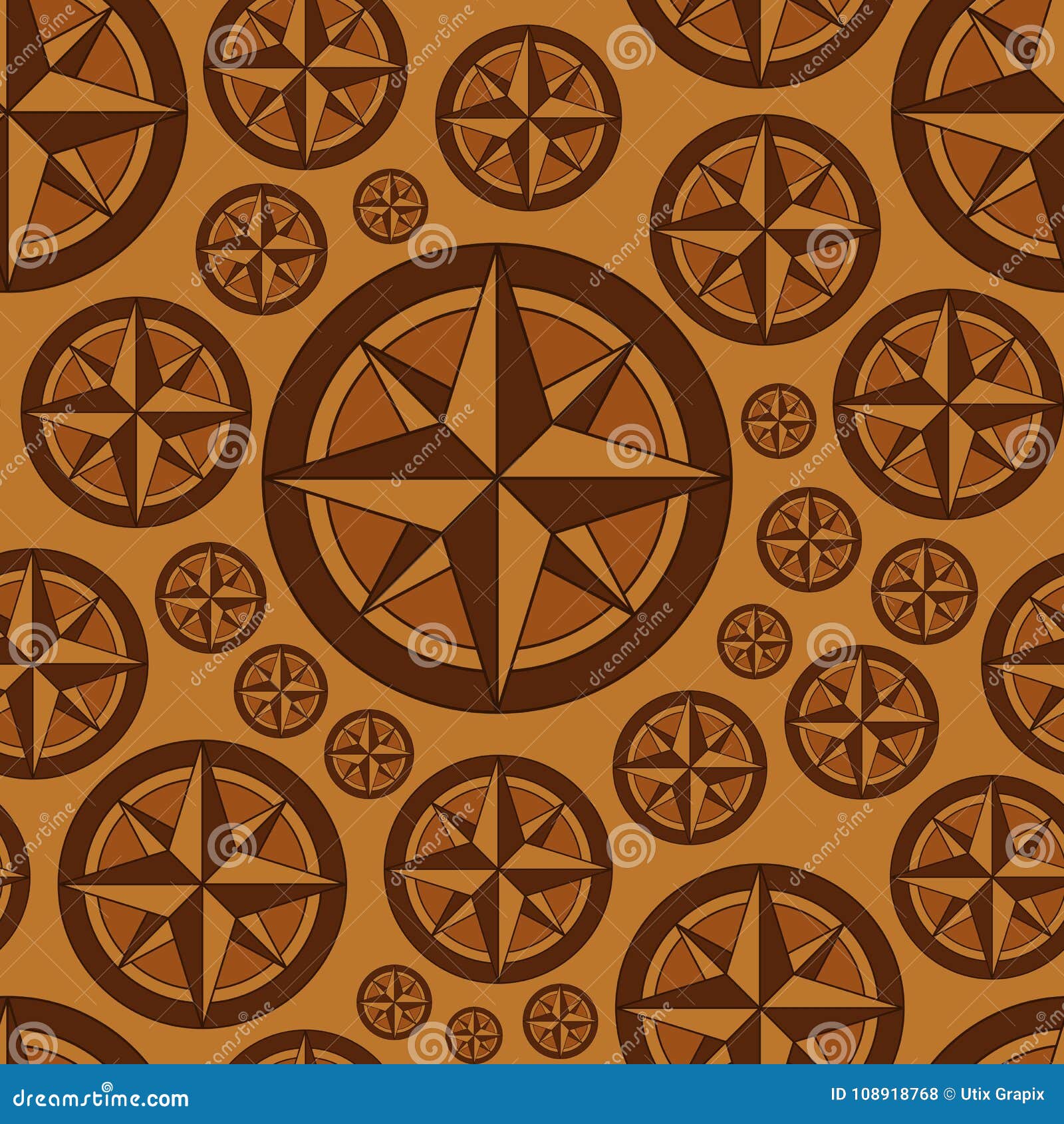 Compass Pattern Vector stock vector. Illustration of ship - 108918768