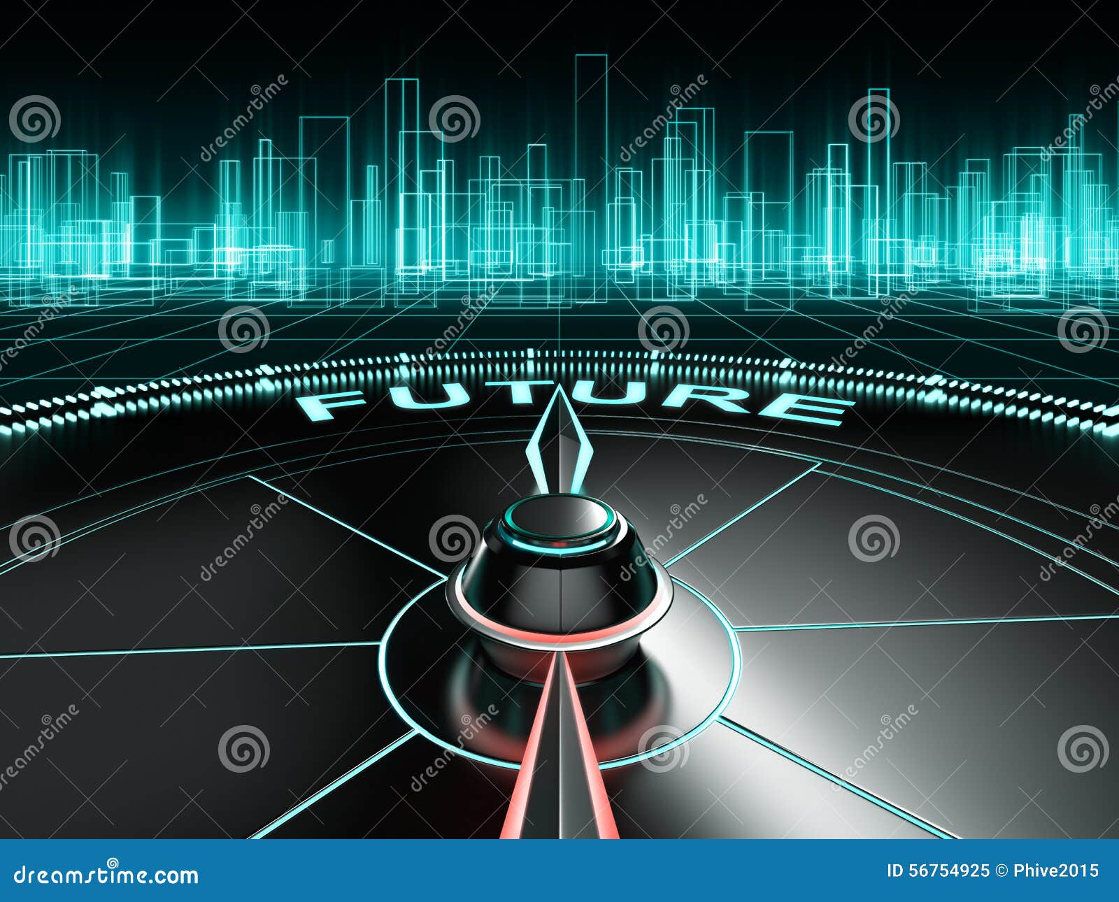 Compass Future Pointing To Stock Illustrations – 267 Compass Future ...