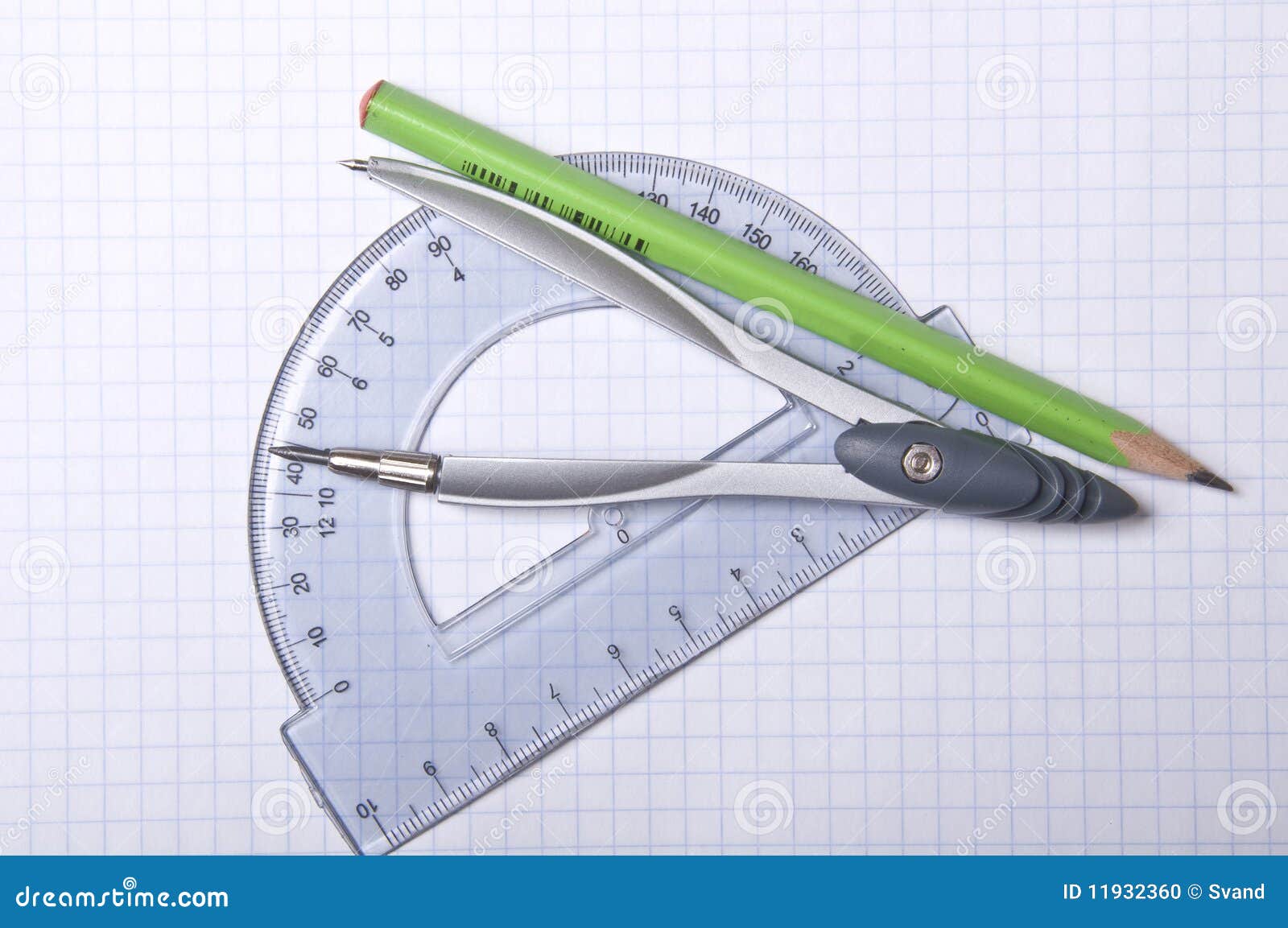 Compass And Protractor Stock Photo | CartoonDealer.com #57145692