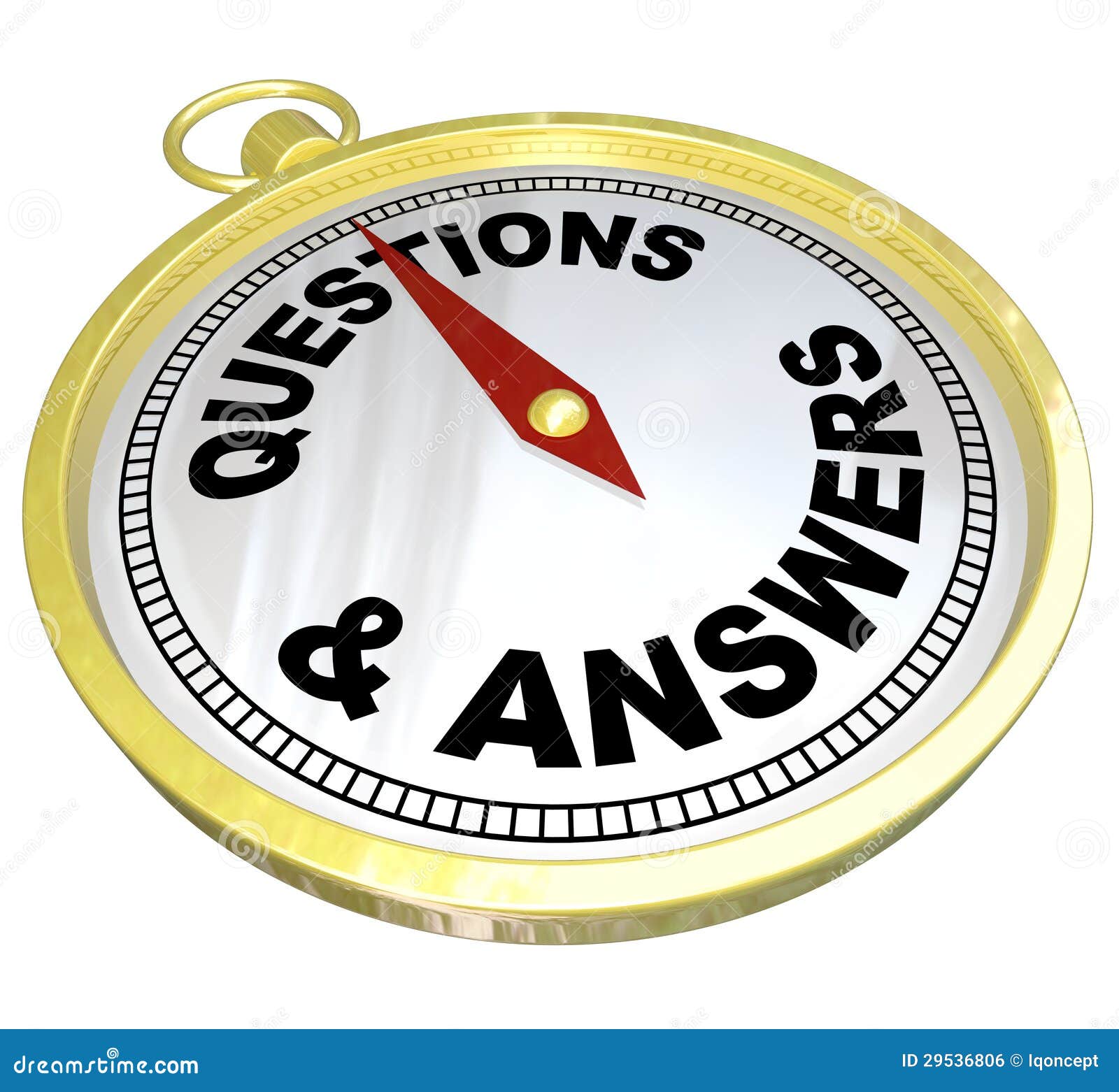 Compass - Questions and Answers Help Assistance Stock Illustration ...