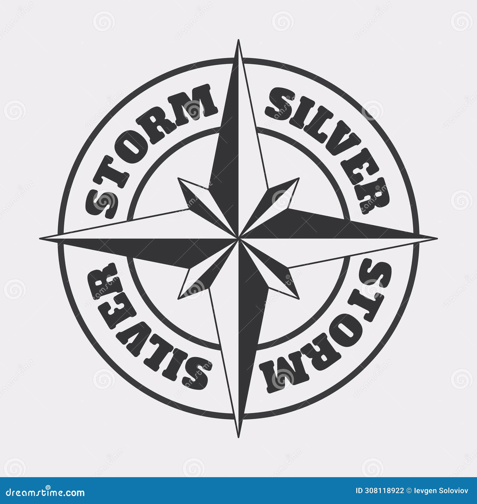 Compass race logo flat stock illustration. Illustration of design ...