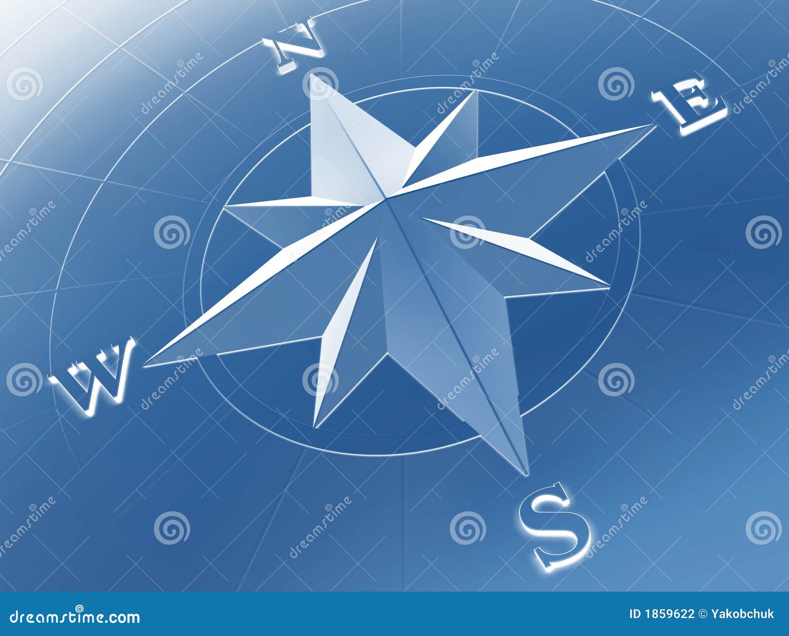 Compass rose stock illustration. Illustration of compass - 1859622