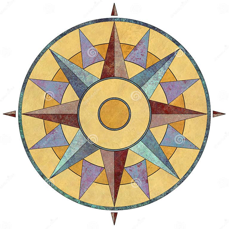 Compass Rose stock illustration. Illustration of maritime - 3366638