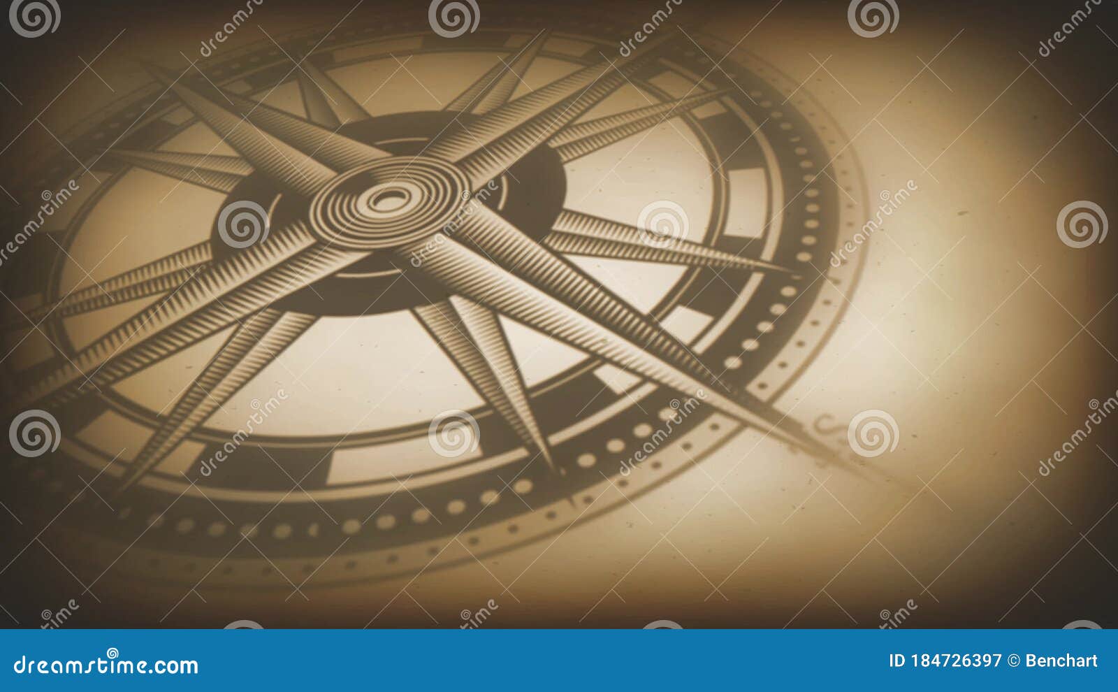 Compass Rose Animation Background Loop Stock Video - Video of ...