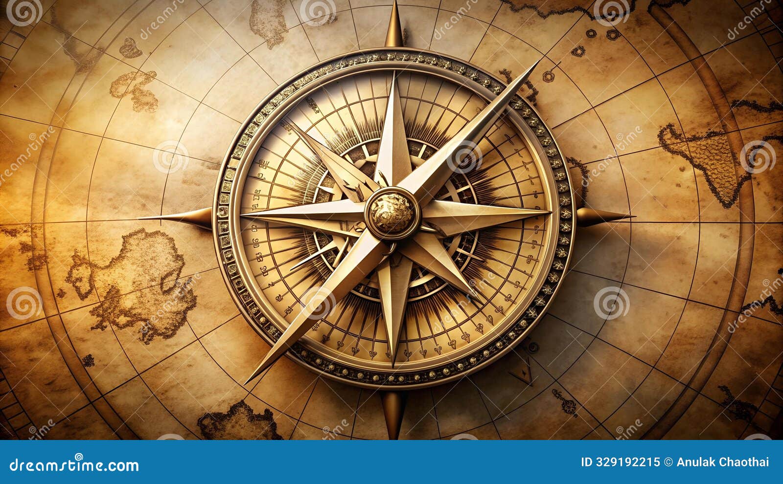 The Compass Rose of Discovery a Visual Representation of Columbus ...