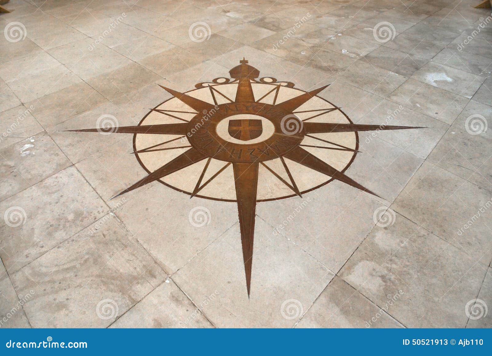 The Compass Rose stock image. Image of cathedral, compass - 50521913