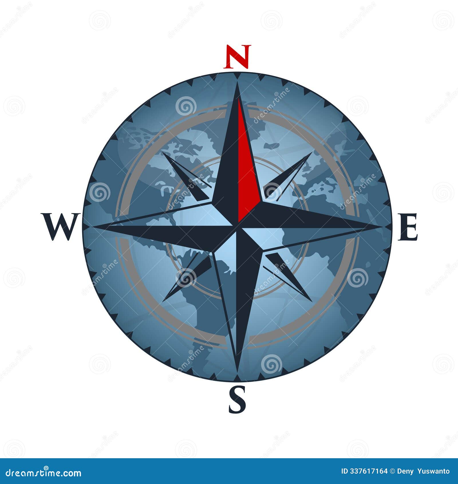 Compass Rose Logo Vector Design Template Stock Illustration ...