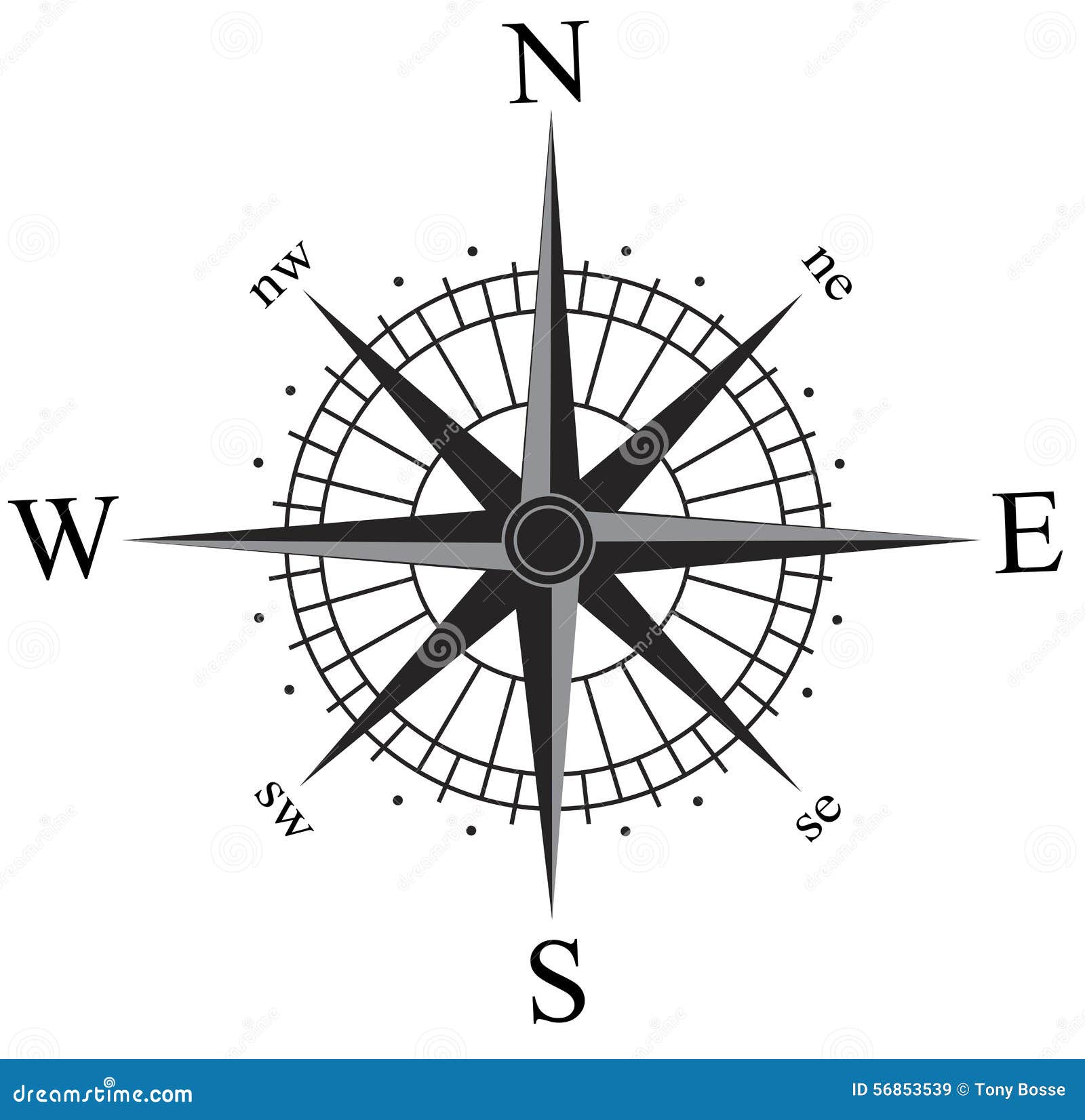 Compass Rose Vector Download Free