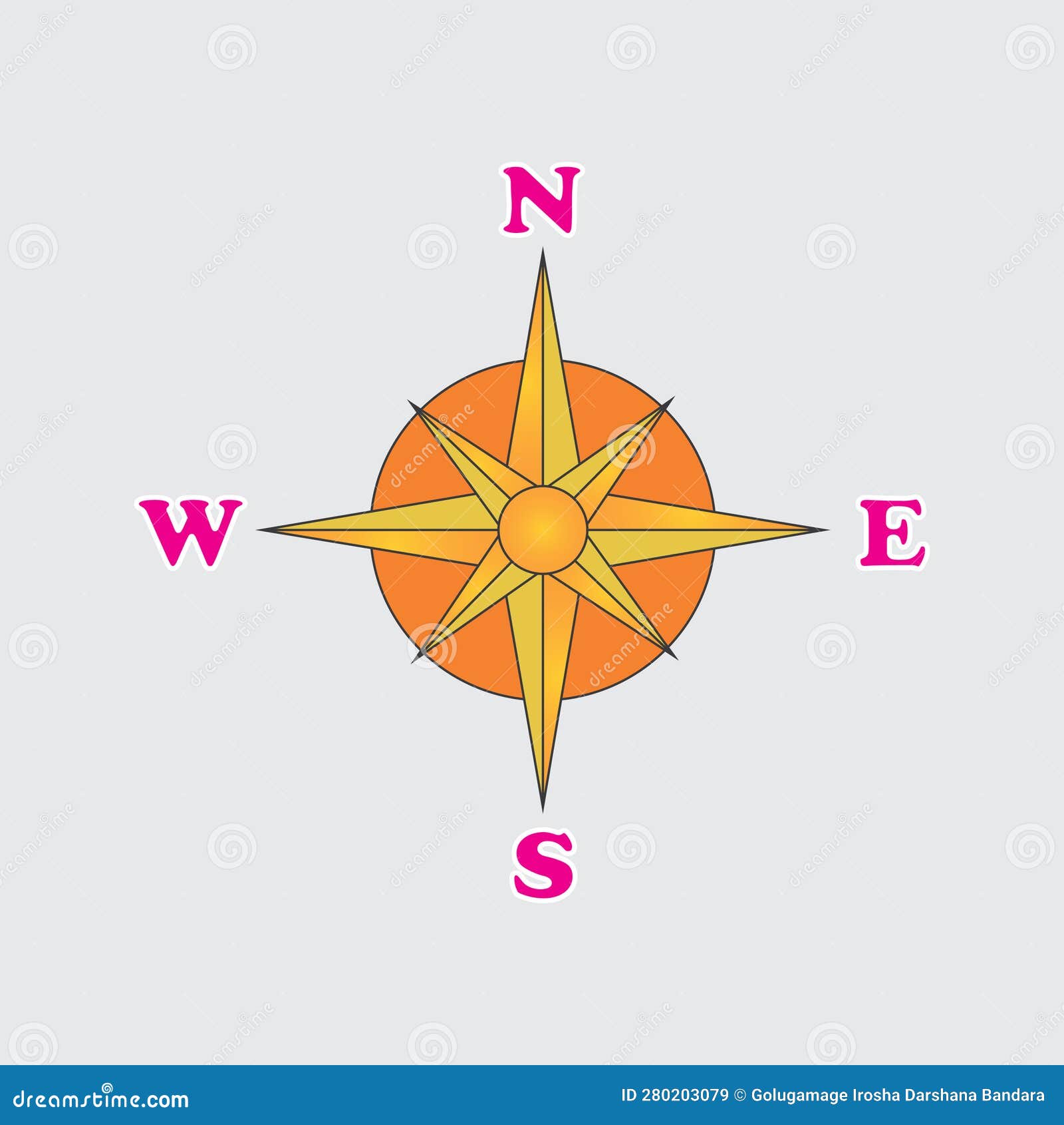 How To Draw A Compass Rose For Kids