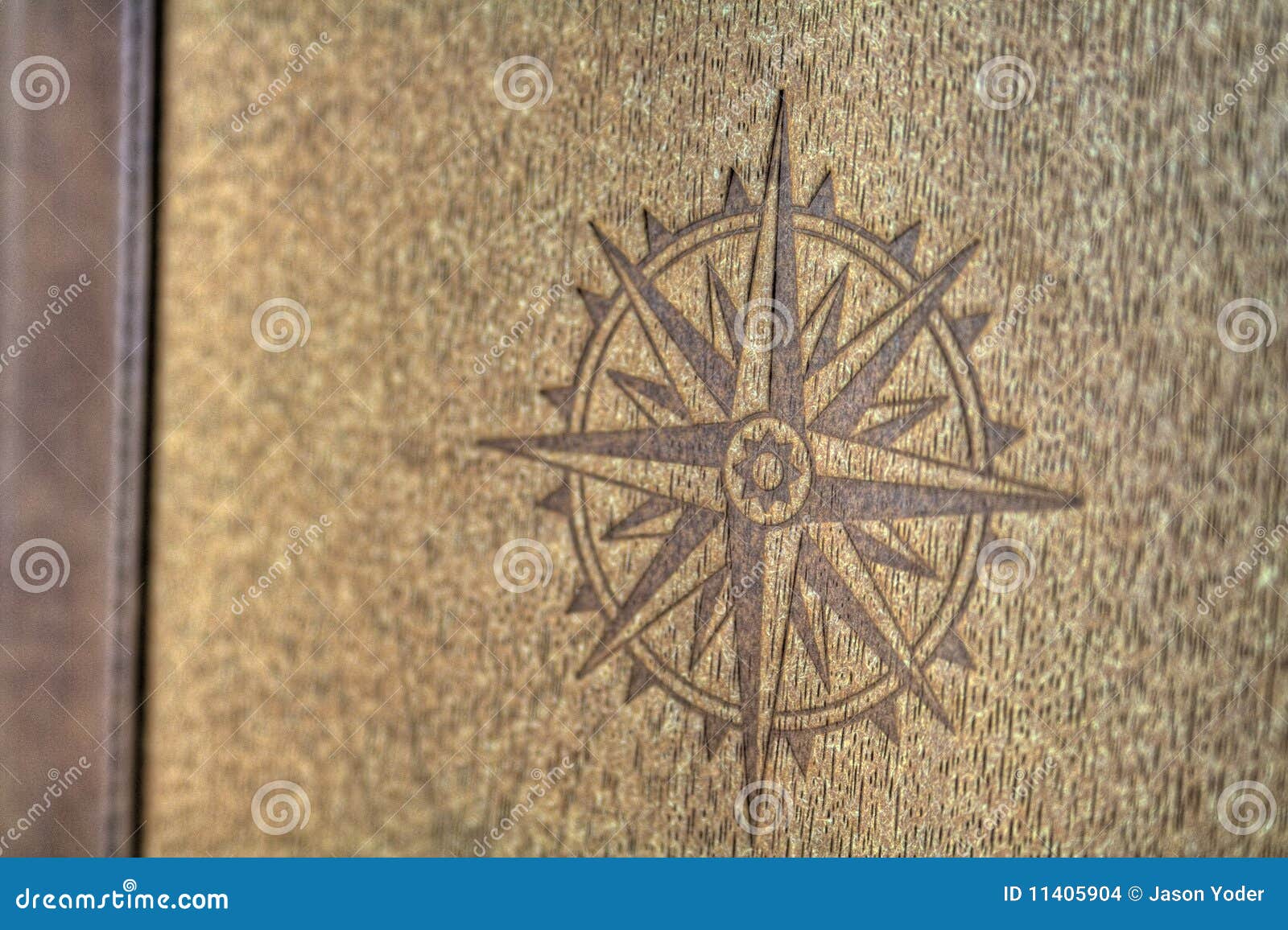 Compass Rose on Wood Texture Stock Photo - Image of dial, direction ...