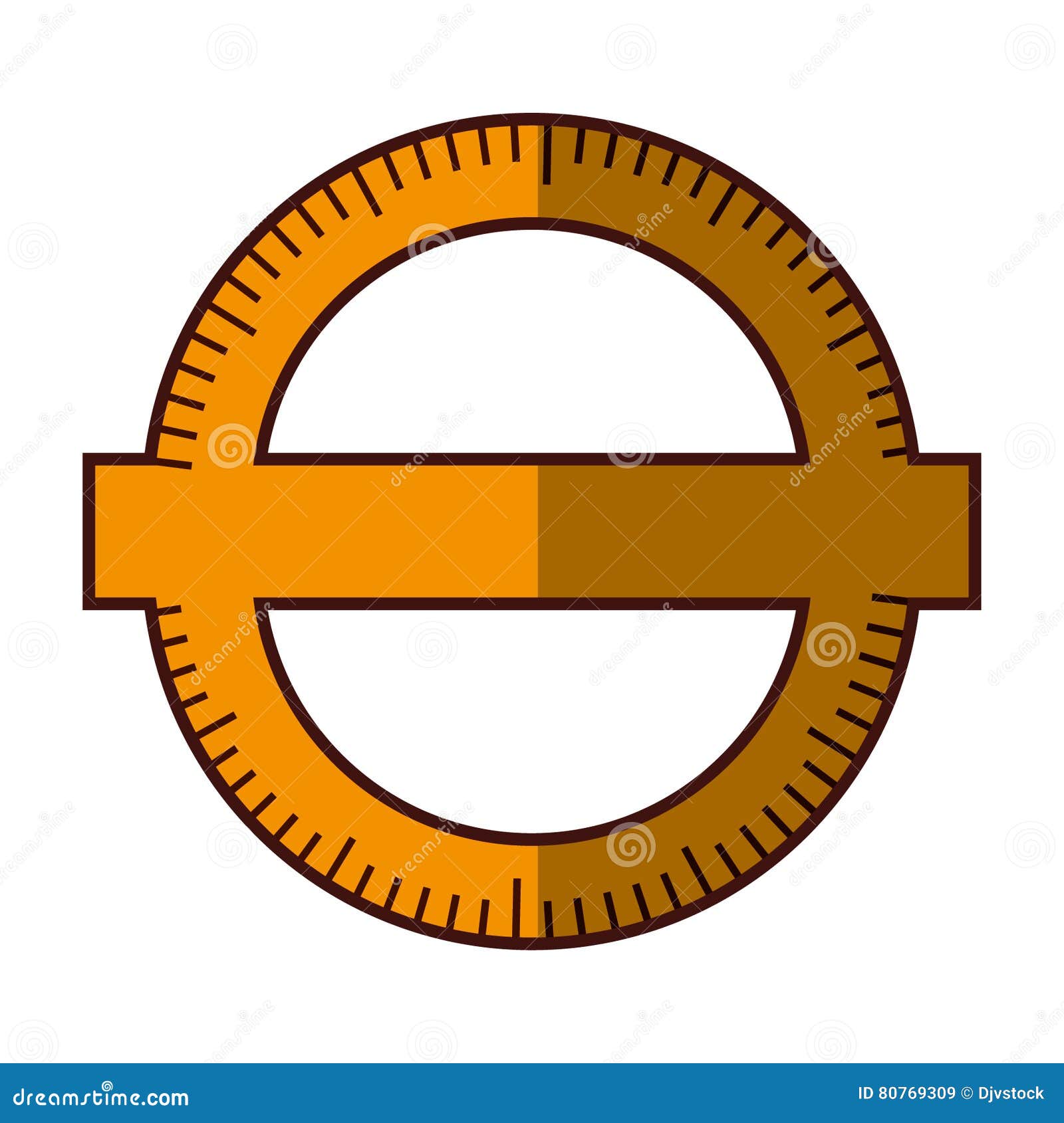 Compass ruler school stock vector. Illustration of education - 80769309