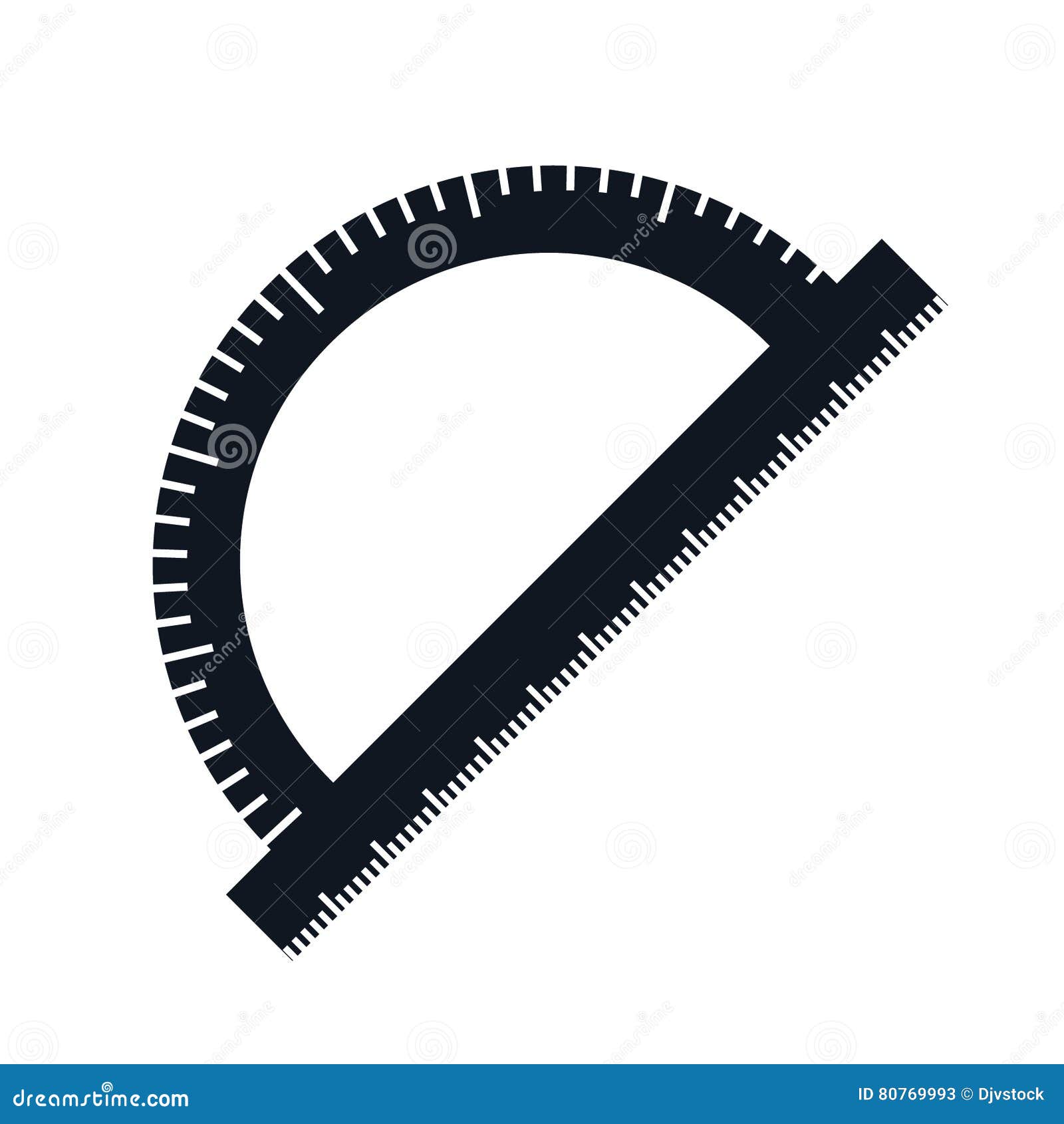 Compass And Ruler Black Icon. Circulus With Kernel. Flat Vector ...