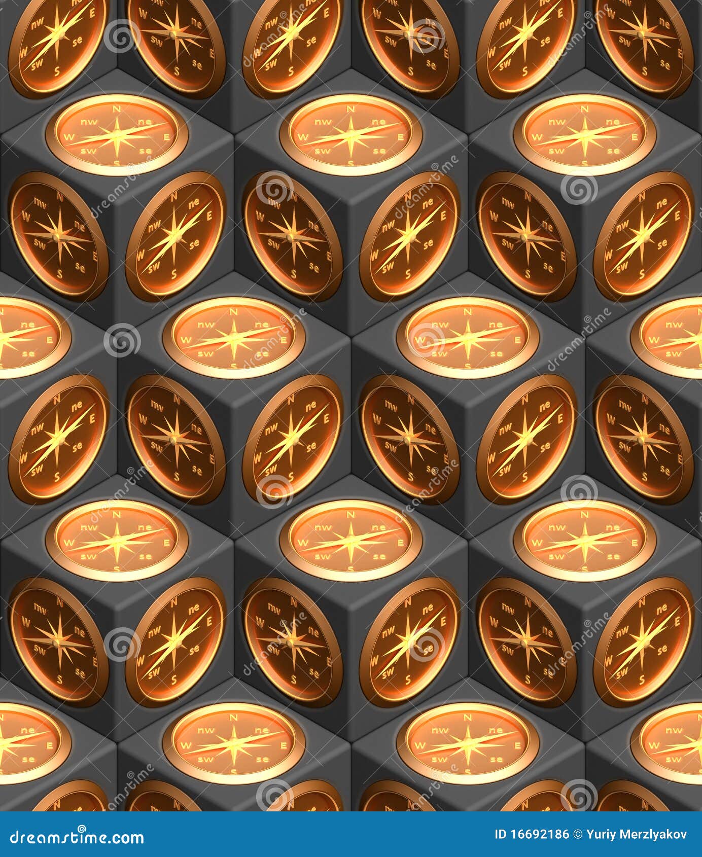 Compass seamless texture stock illustration. Illustration of discovery ...