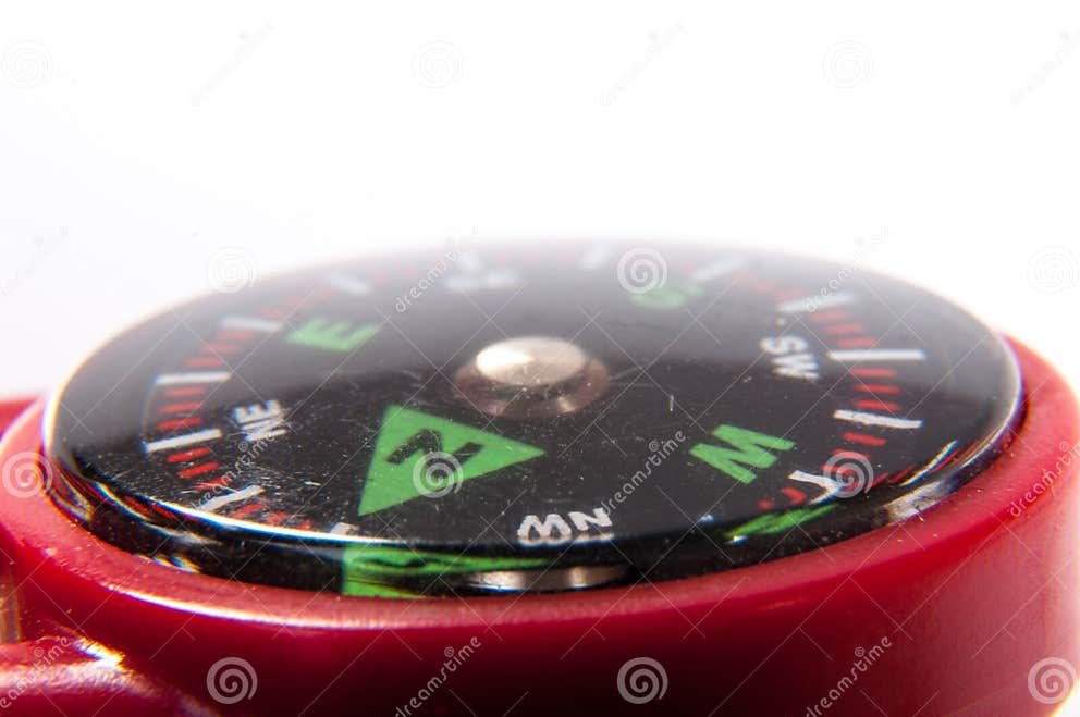 Compass Showing North Direction Stock Image - Image of isolated, retro ...