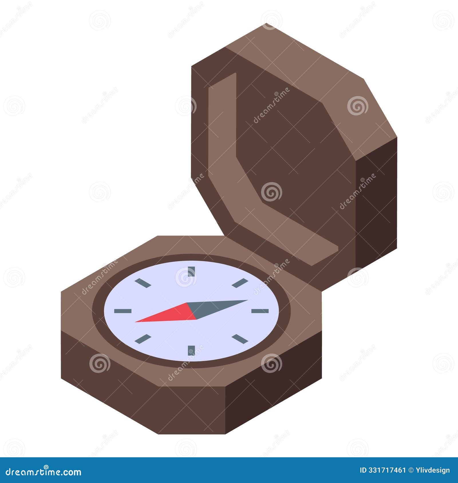Compass Showing North Direction for Navigation Guiding Stock ...