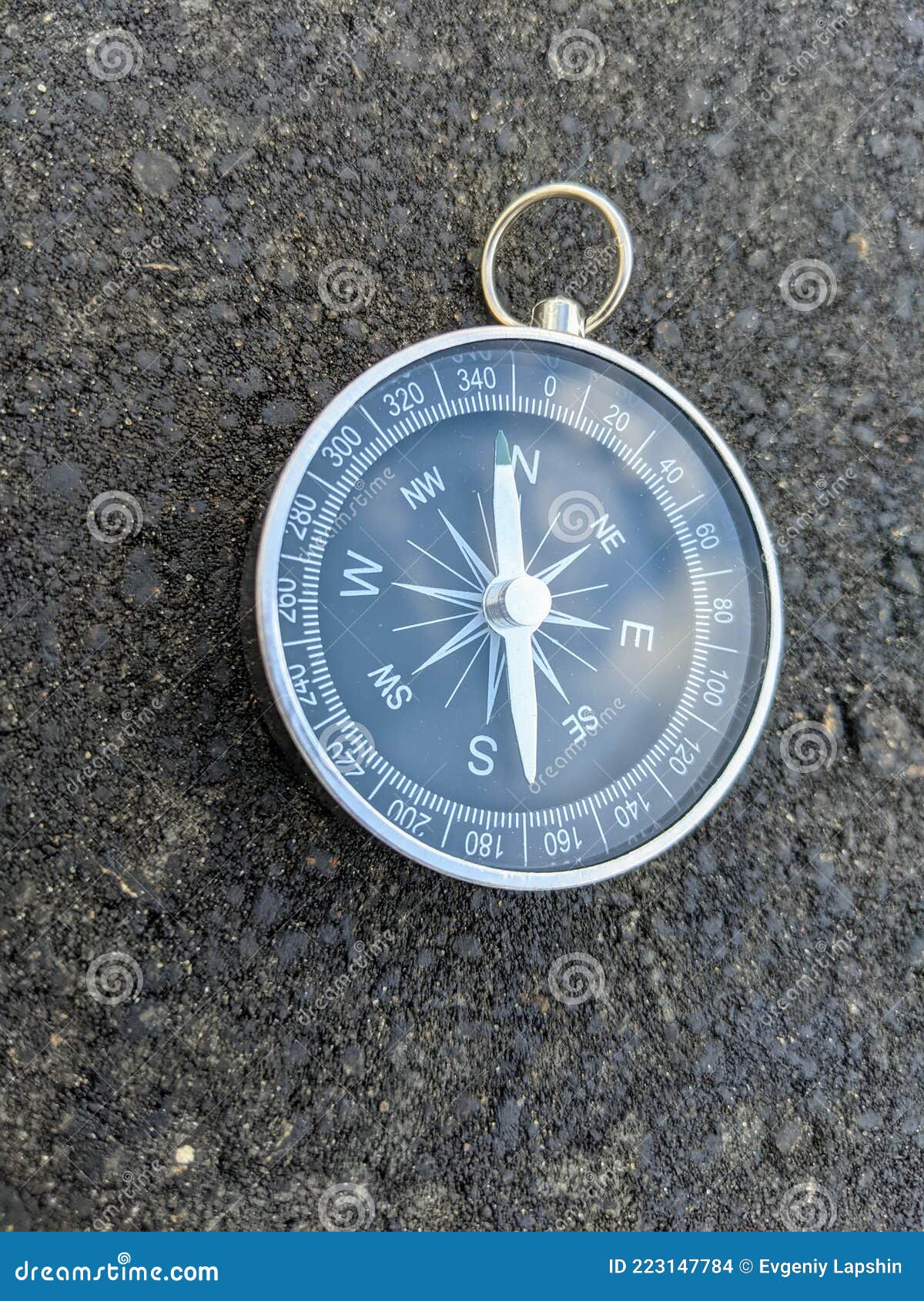 The Compass Shows the Direction it& X27;s Time To Hit the Road Stock ...