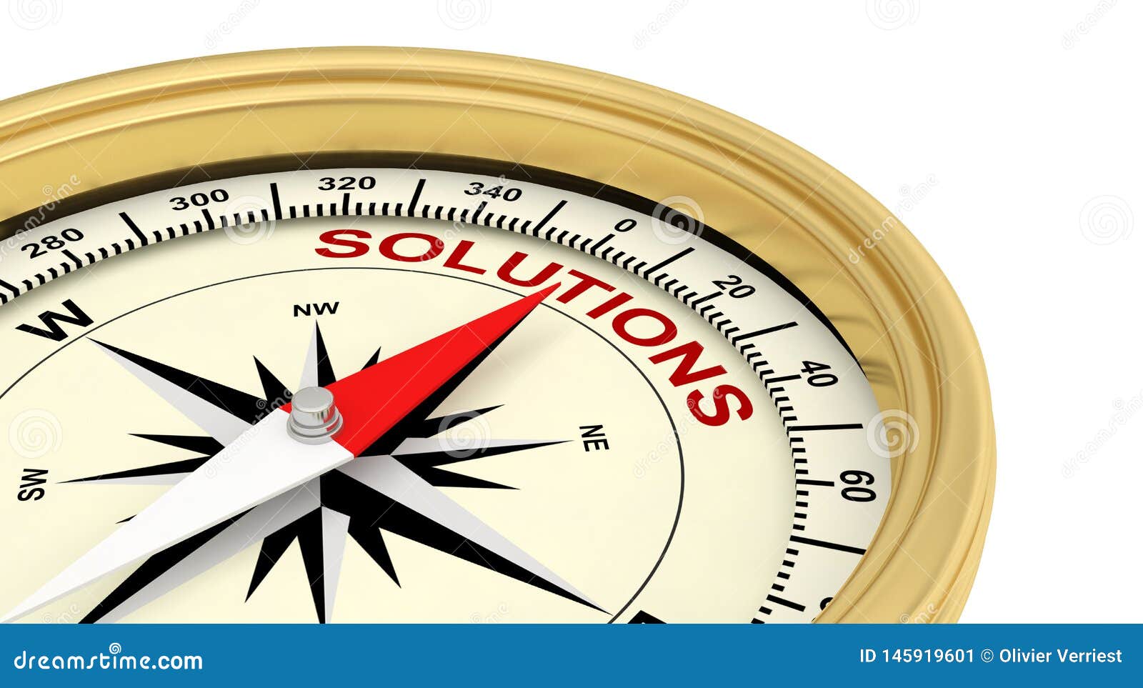 Compass Solution Problem Business Research Stock Image - Image of ...