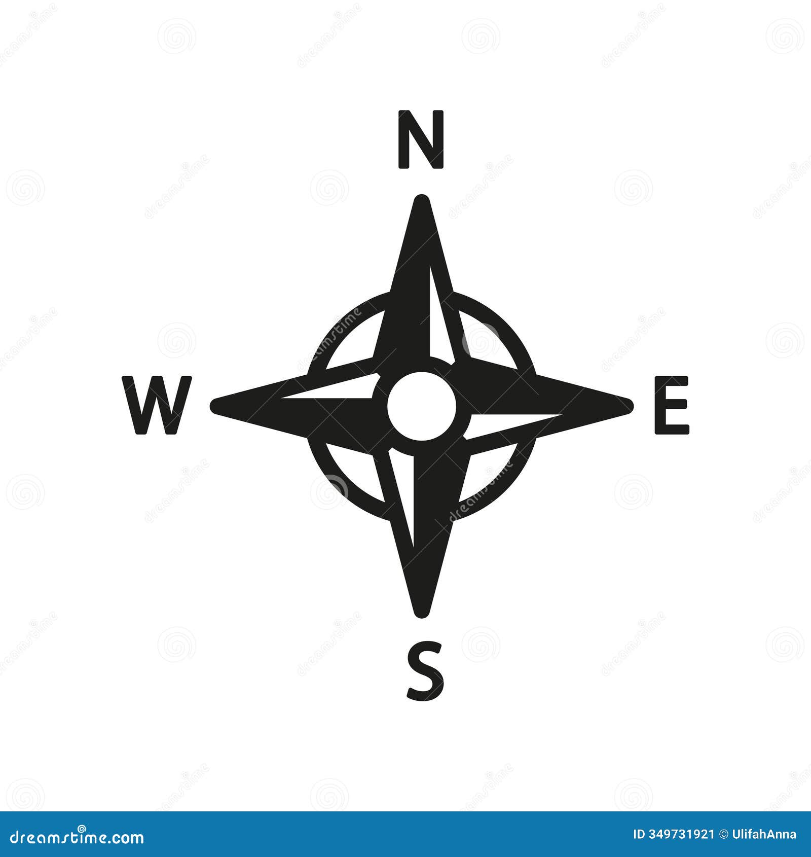 Compass Stationary Icon Vector Design Templates Simple and Modern Stock ...
