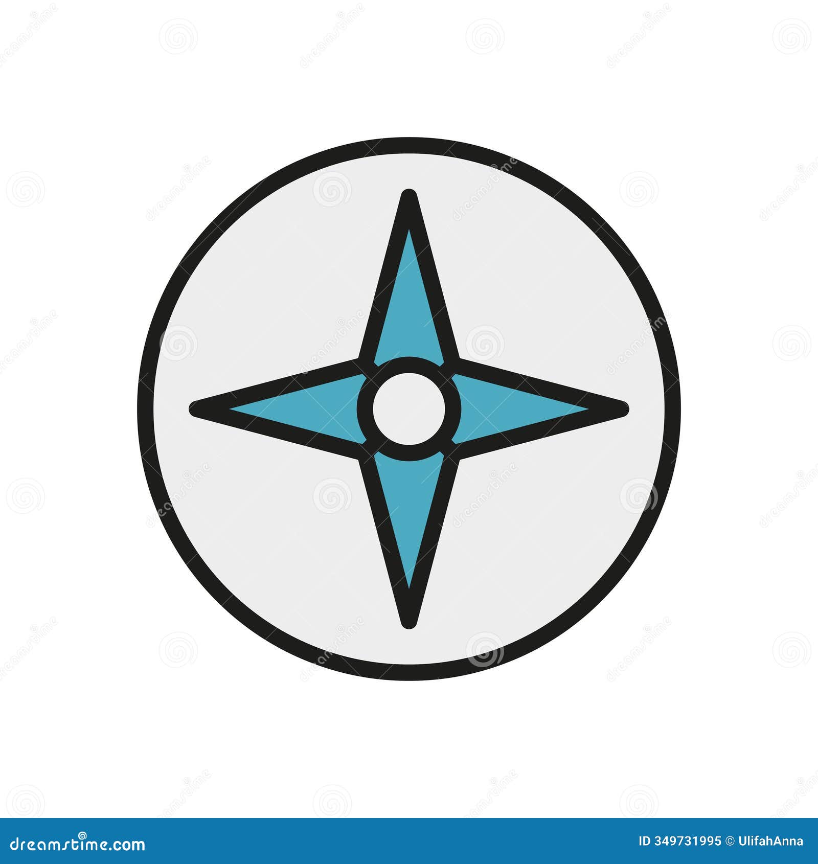 Compass Stationary Icon Vector Design Templates Simple and Modern Stock ...