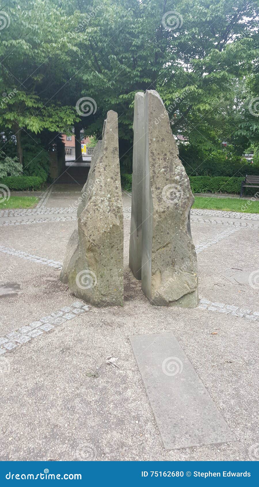 Compass Statue stock photo. Image of lines, path, circles - 75162680