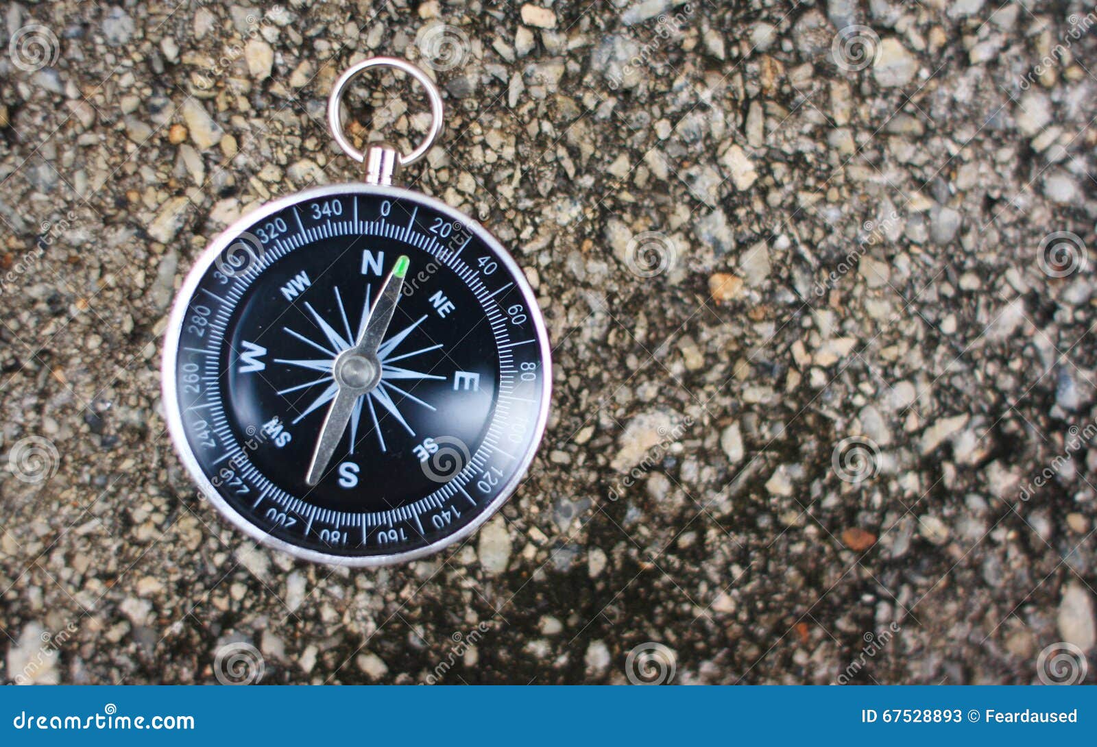 Compass on stone stock image. Image of direction, stone - 67528893