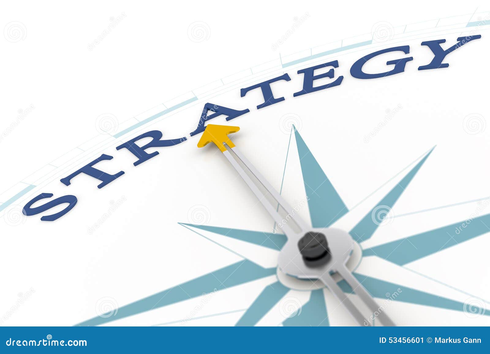 Compass Strategy stock illustration. Illustration of magnetic - 53456601
