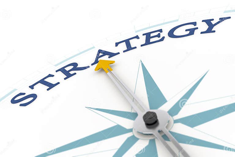Compass Strategy stock illustration. Illustration of magnetic - 53456601