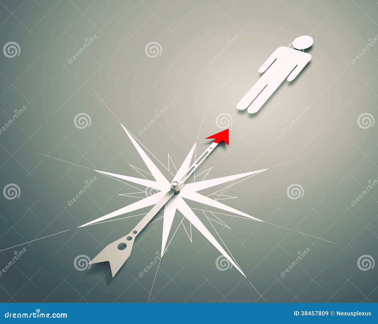 Compass of success stock illustration. Illustration of pointing - 38457809