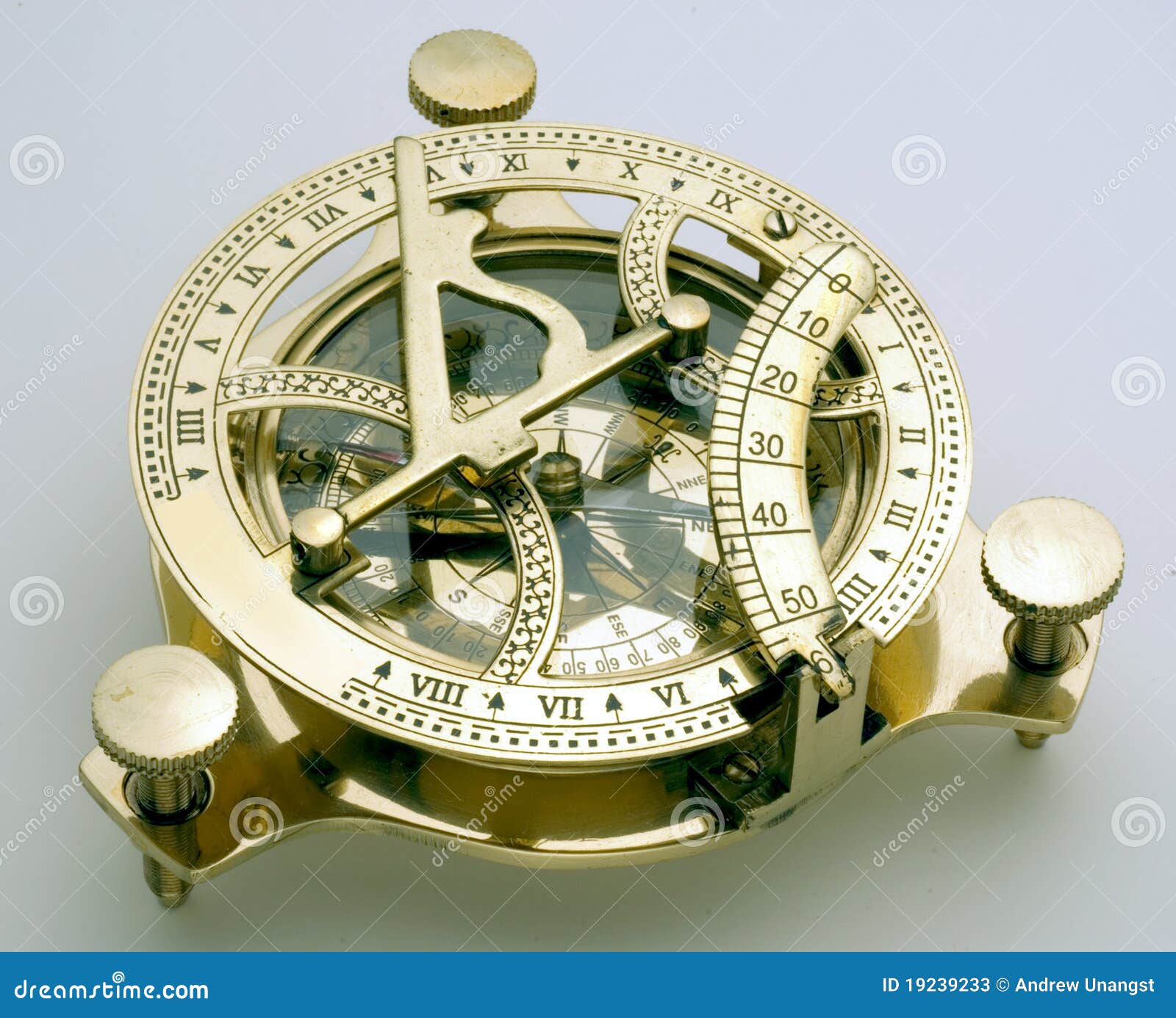 Old Compass Sundial. Stock Image | CartoonDealer.com #70393939