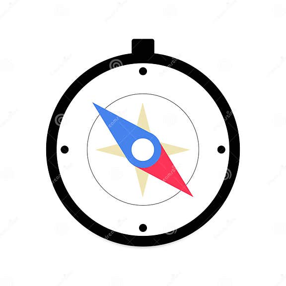 Compass Symbolizing Navigation and Exploration in Flat Vector ...