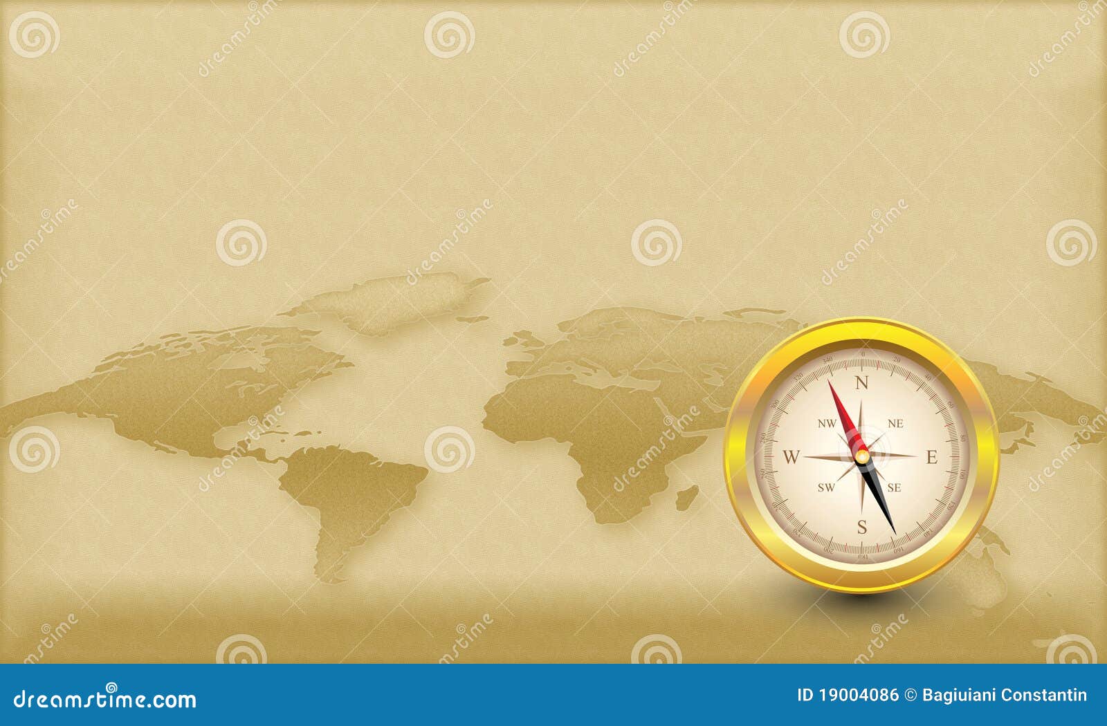 Compass Theme stock illustration. Illustration of direction - 19004086