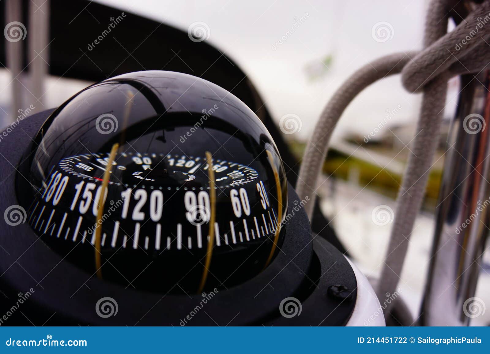 Compass Course Calculation, Navigation, Sea Chart. Direction In ...