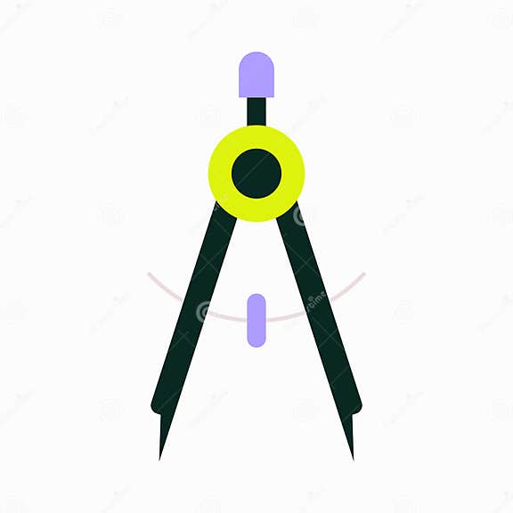 Compass Tool for Geometry and Design in Flat Vector Illustration ...