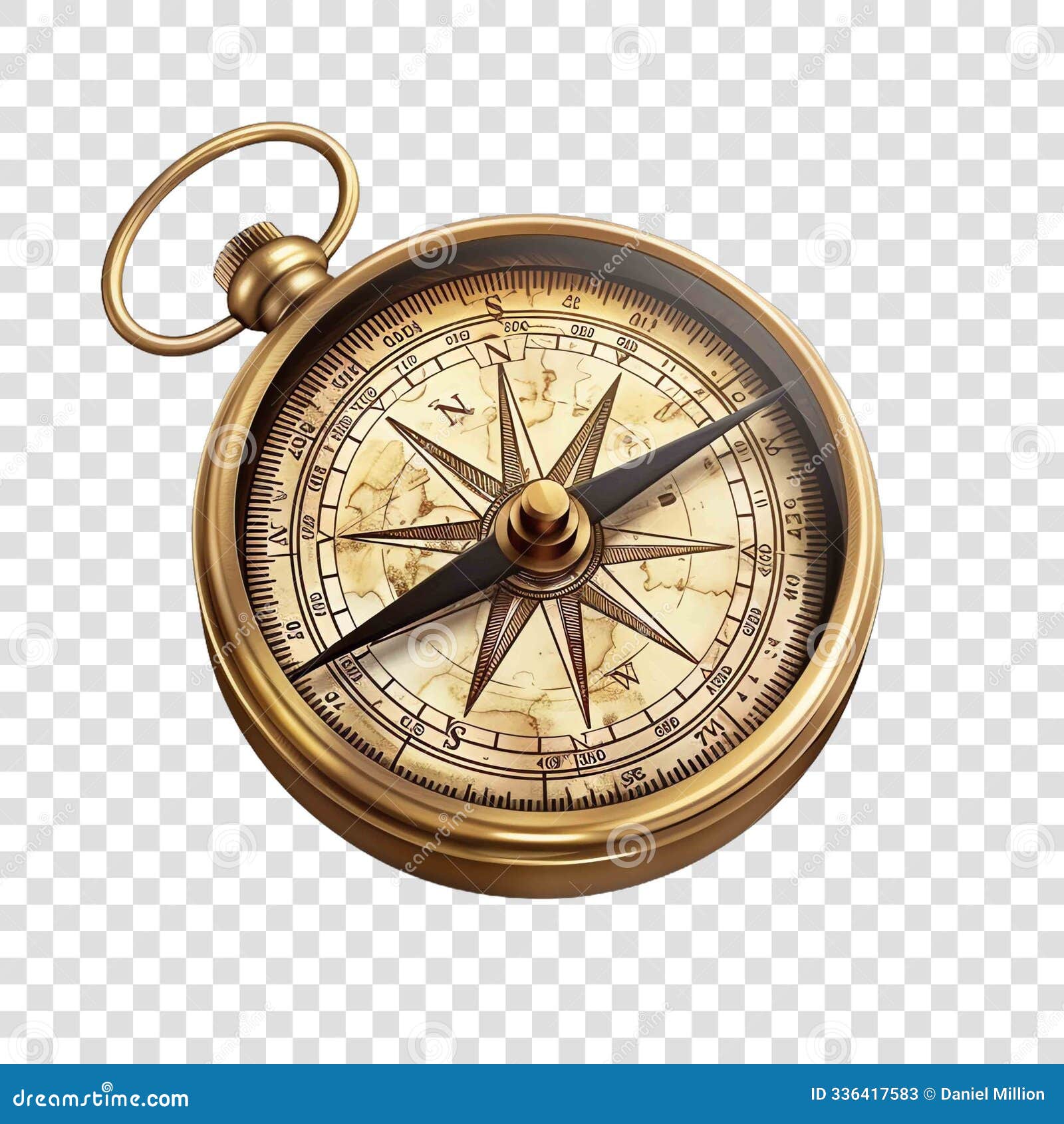 Compass Transparent Background Realistic Element Stock Illustration ...