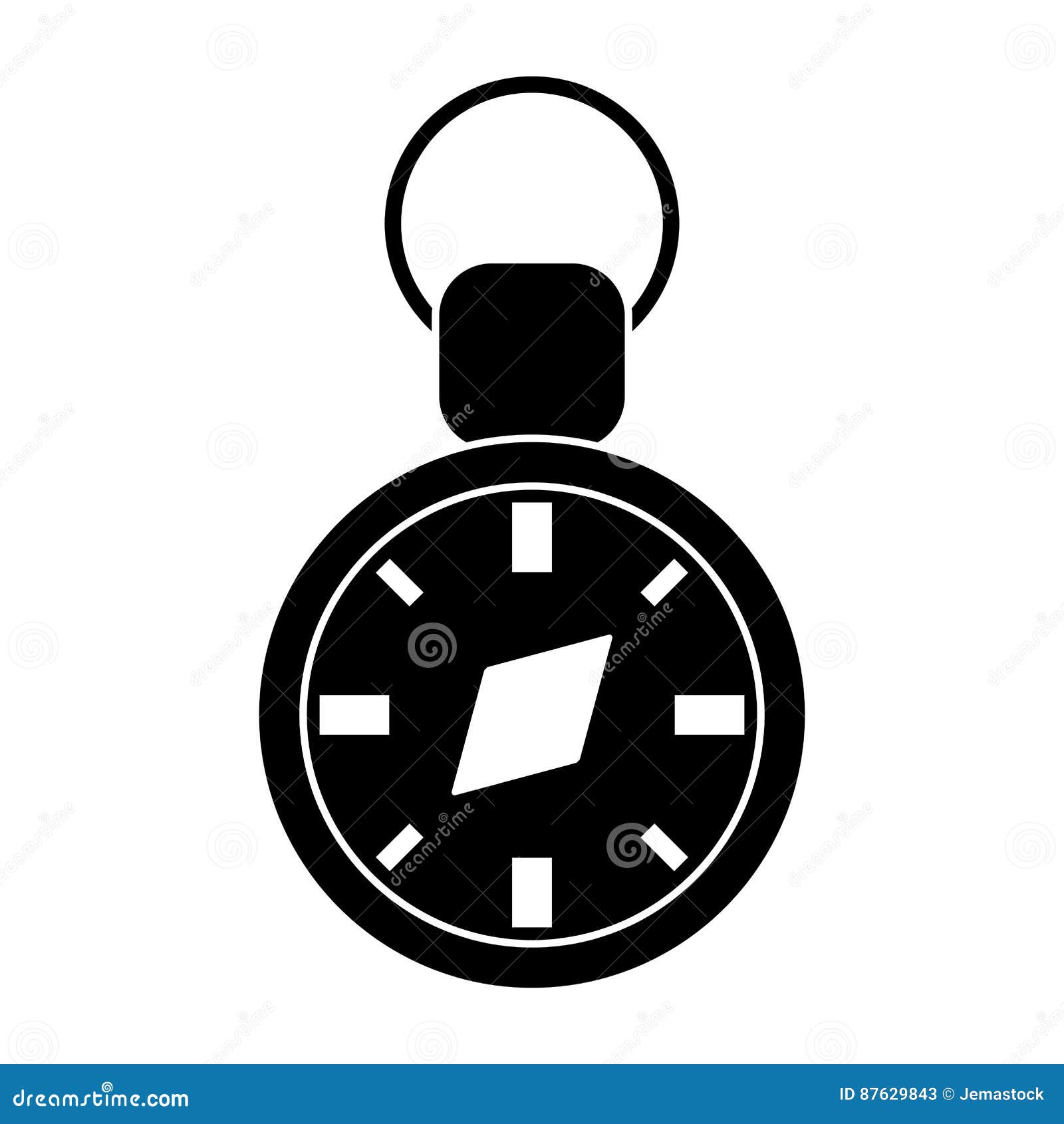 Compass Travel Gps Navigation Pictogram Stock Illustration ...