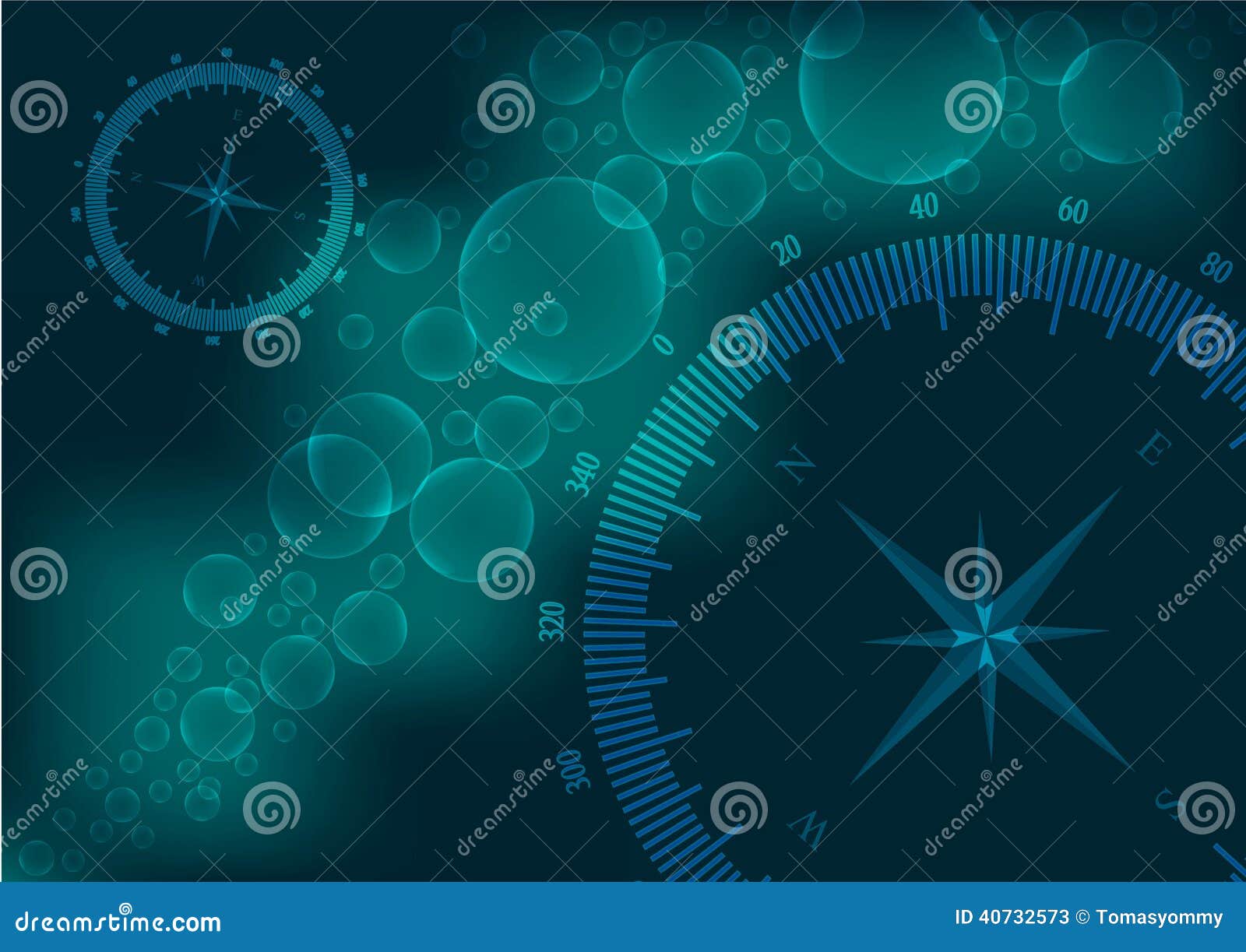 Compass stock vector. Illustration of pattern, direction - 40732573
