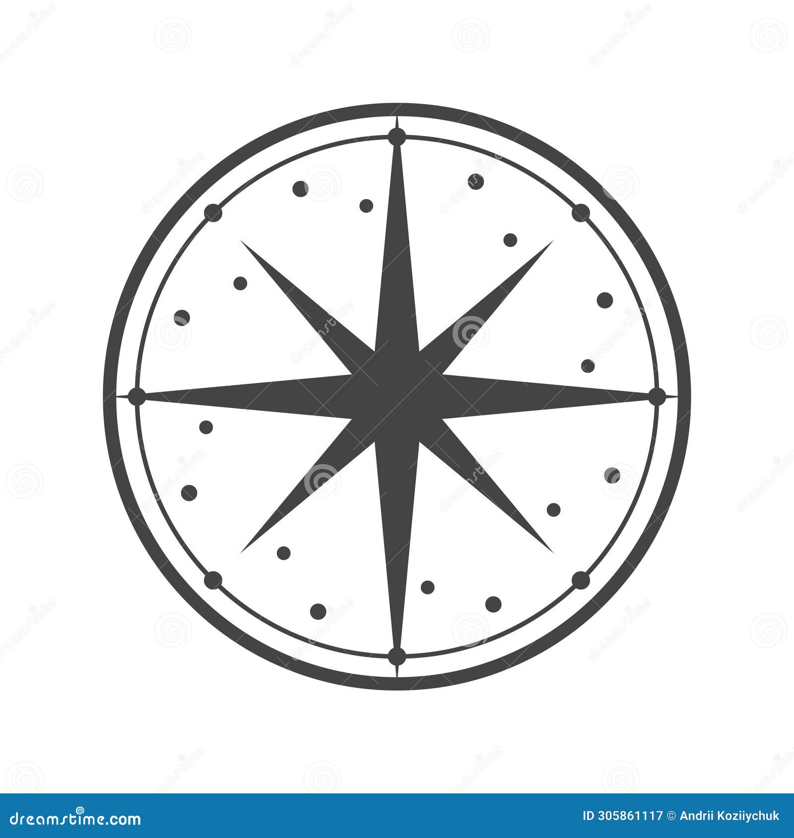 Compass Vector Icon. Vector Compass Arrow. World Side Pointer Trendy ...