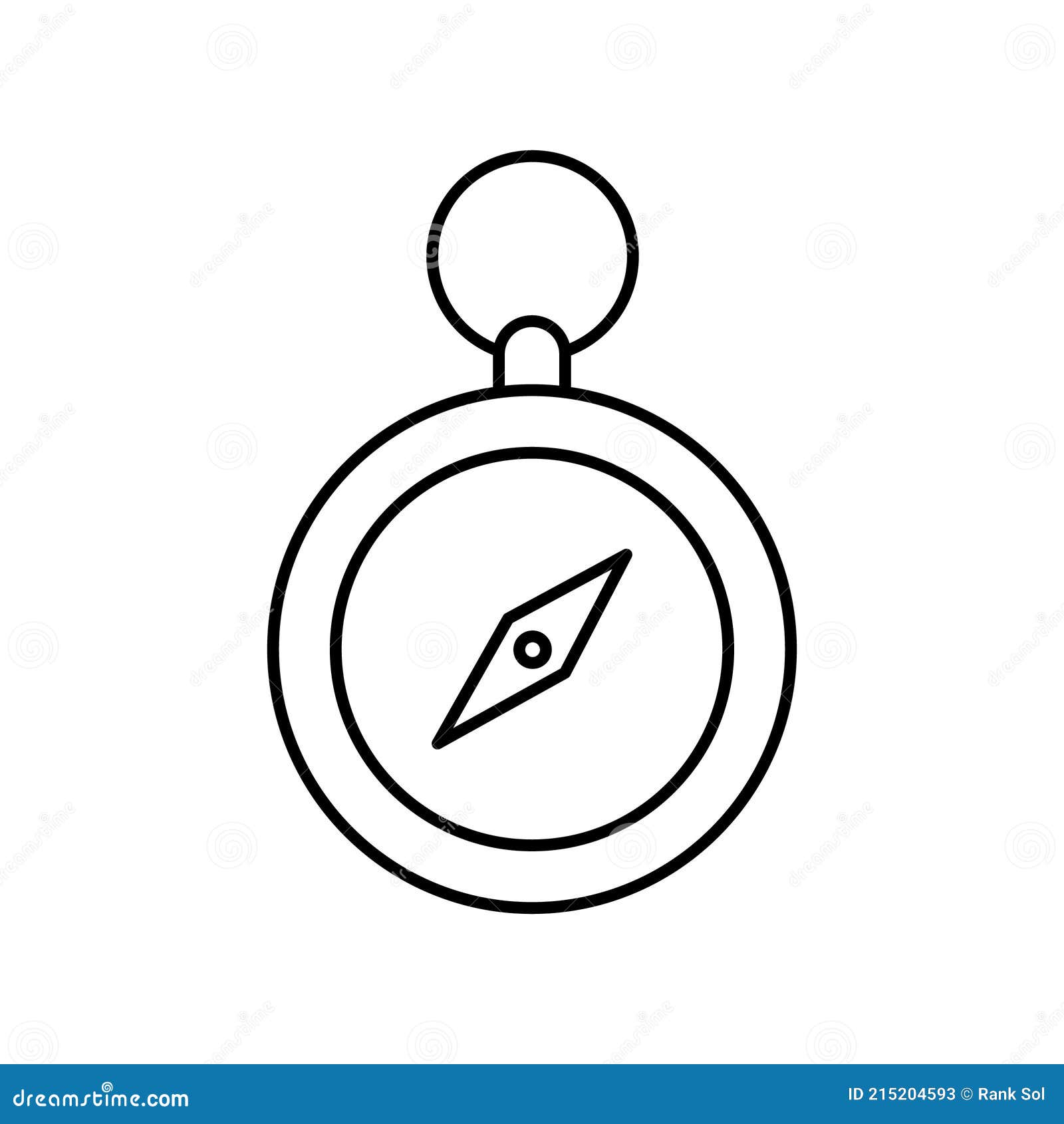 Compass Vector Icon Which Can Easily Modify or Edit Stock Vector ...