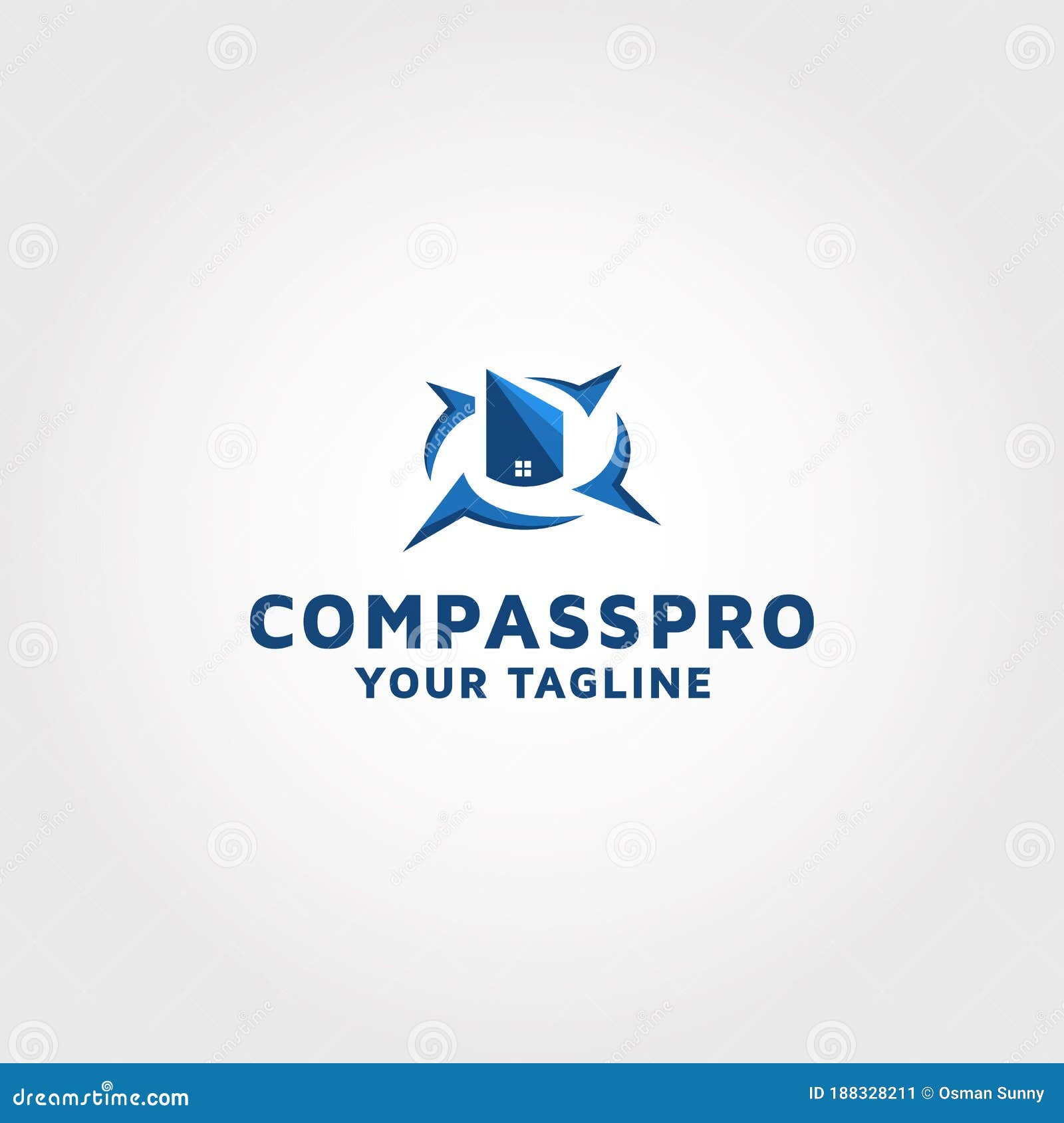 Compass Vector Logo Design Template Stock Vector - Illustration of icon ...