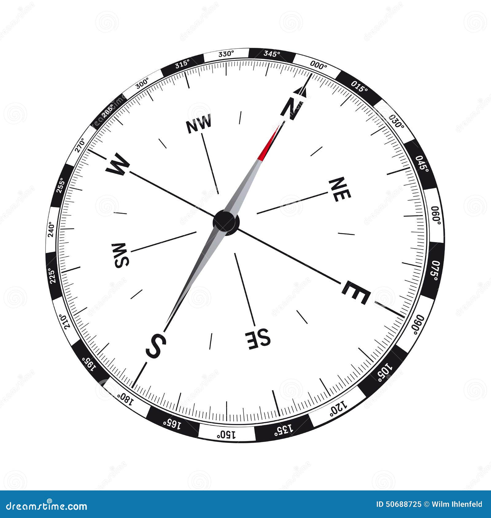 Compass vector stock vector. Illustration of icon, magnetism - 50688725