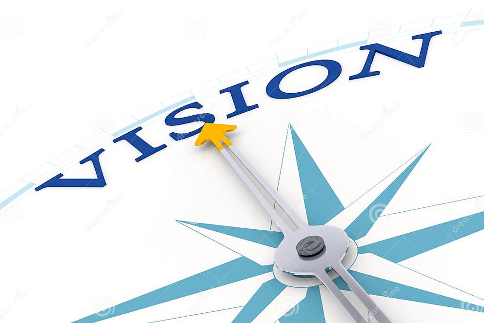 Compass vision stock illustration. Illustration of guide - 58069909