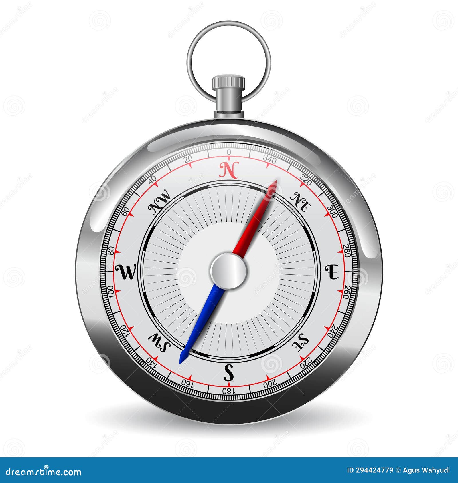 Set of Realistic Wind Compass Marine Isolated. 3D Render.. Stock ...