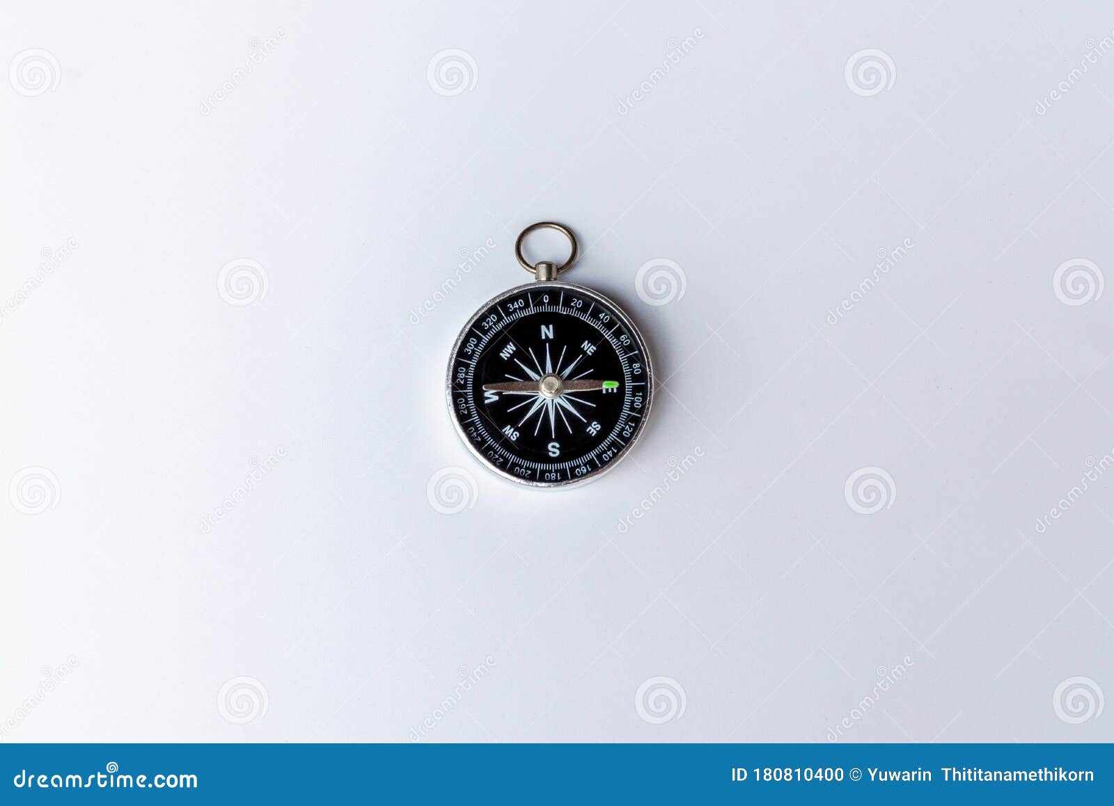 A Compass on White Background. Stock Photo - Image of concept ...